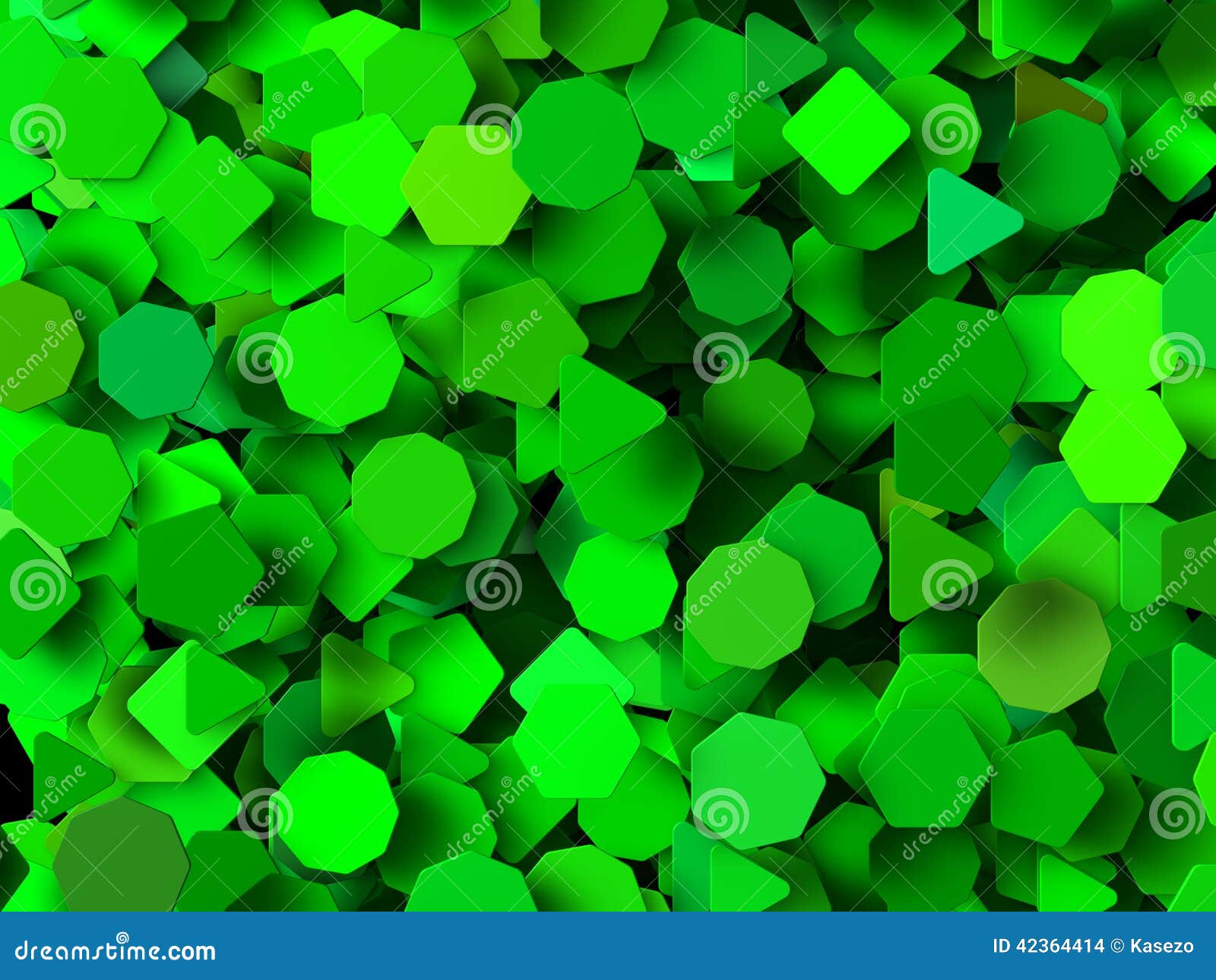 Forme Geometriche Colorate 3d Illustrazione di Stock - Illustrazione di ...