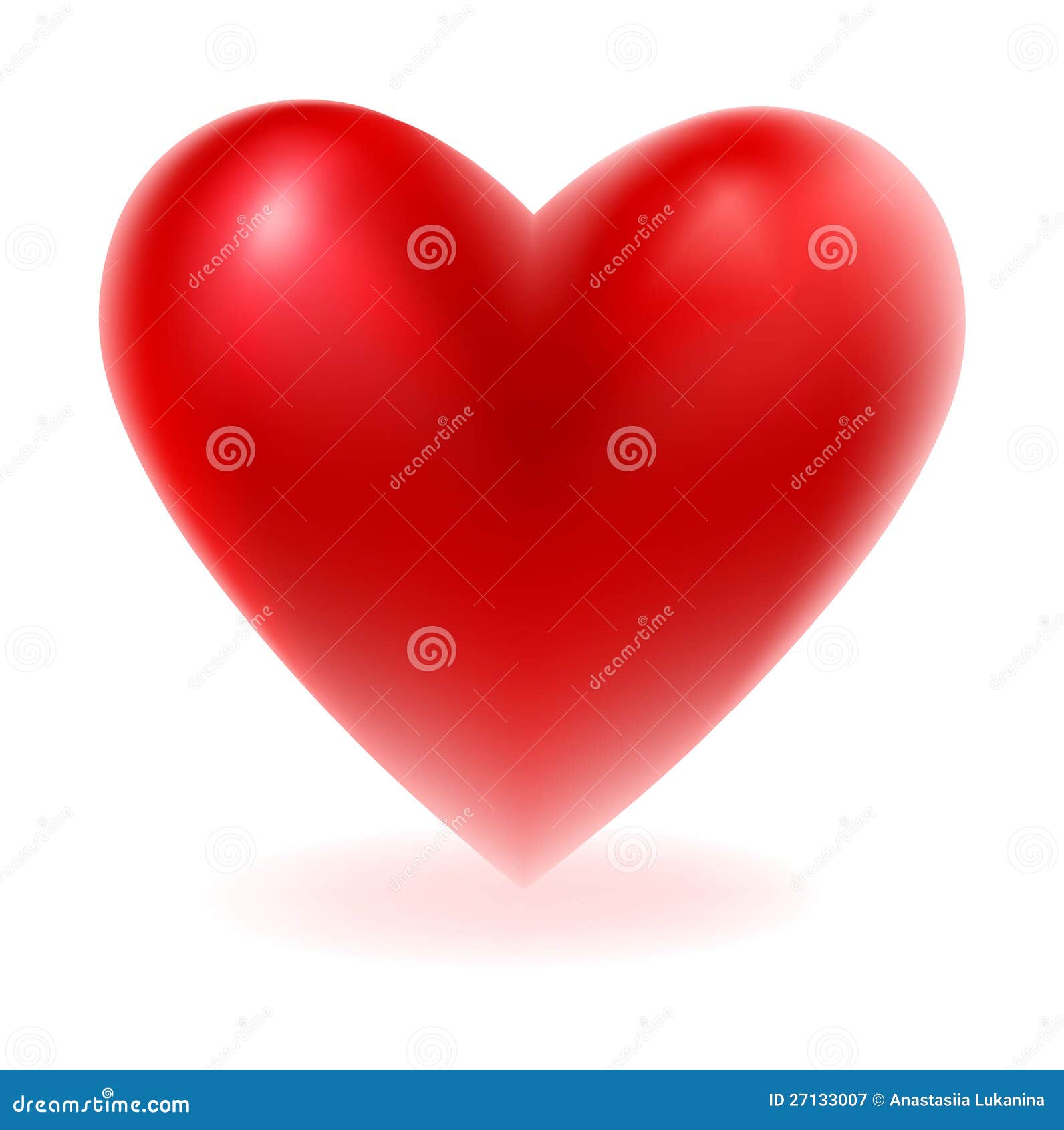 Forme rouge de coeur illustration de vecteur. Illustration du mariez ...