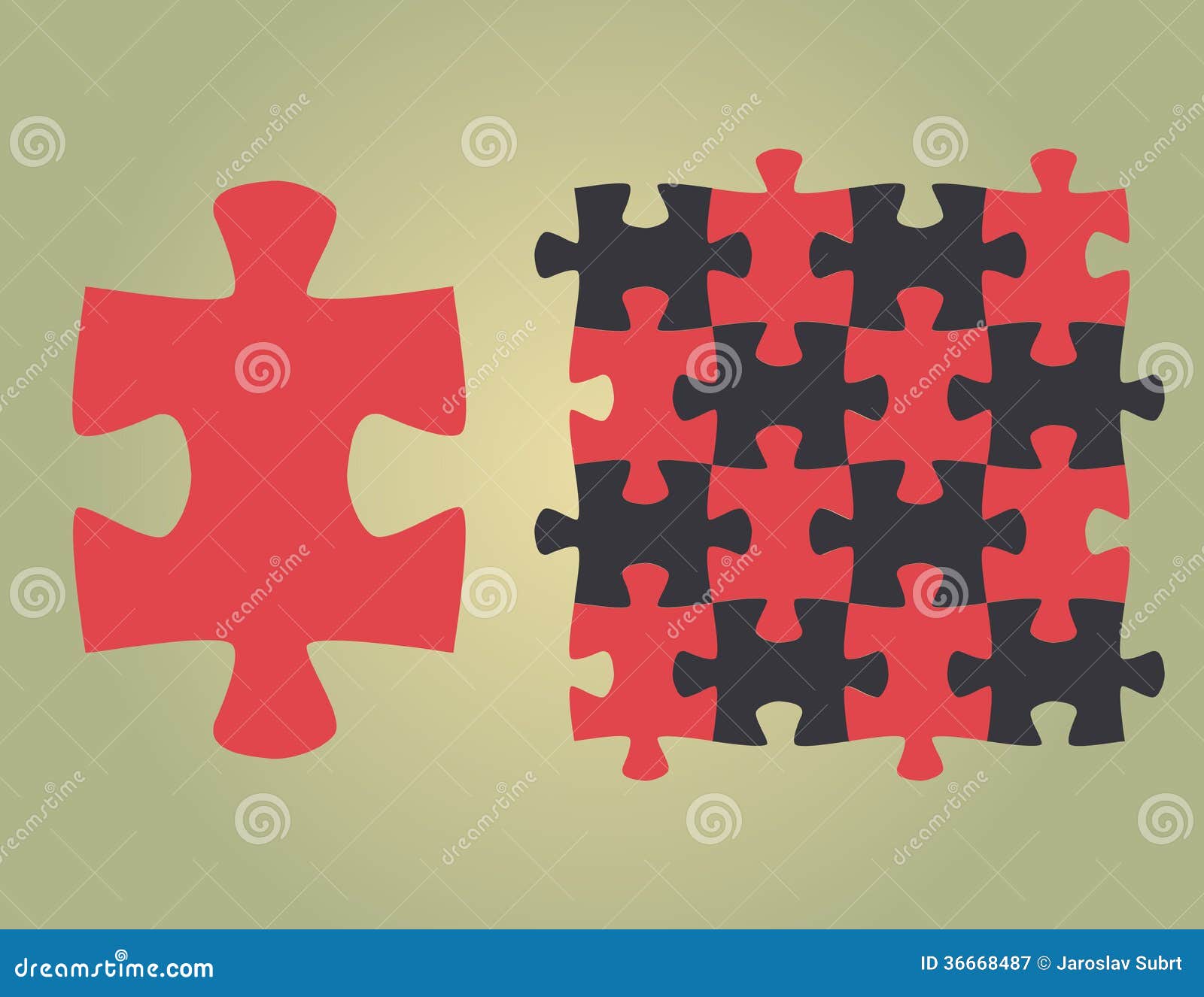 Forme Universelle De Puzzle Dans Le Vecteur Illustration de Vecteur ...