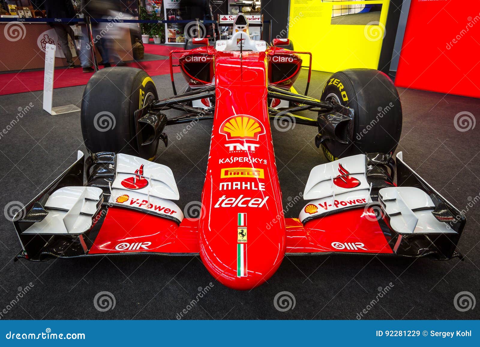 Formel 1-Rennwagen Ferrari SF15-T, 2015 Redaktionelles Stockbild - Bild ...