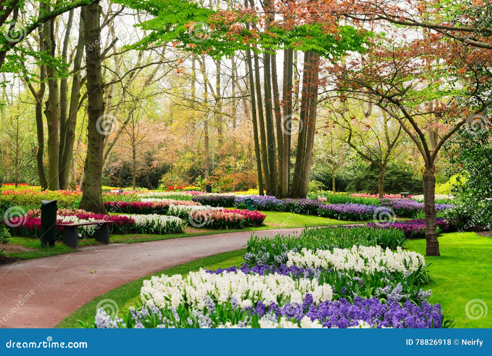 Formele de lentetuin stock foto. Image of milieu, ontwerp - 78826918