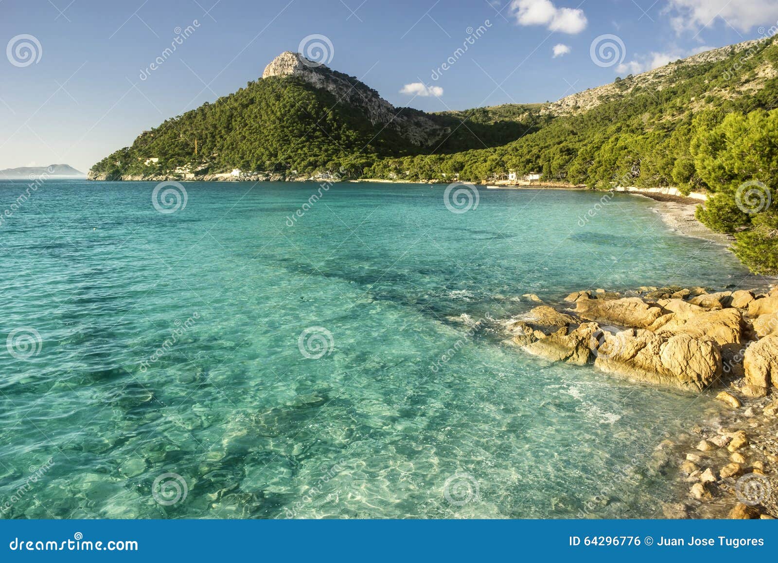 Formentor beach in Majorca stock photo. Image of vacation - 64296776