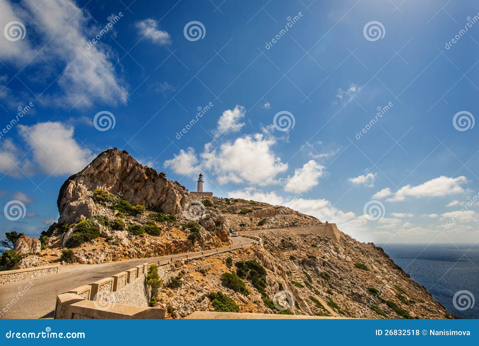 Formentor Lighthouse in Majorca Stock Photo - Image of interest ...