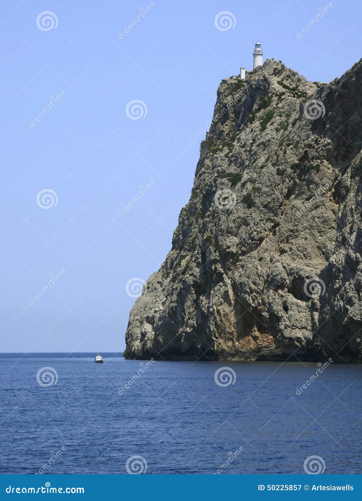 Formentor Lighthouse, Majorca Stock Image - Image of islands, panoramic ...