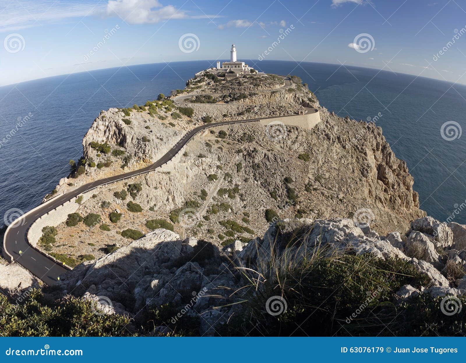 Formentor Lighthouse in Majorca Stock Image - Image of light, white ...