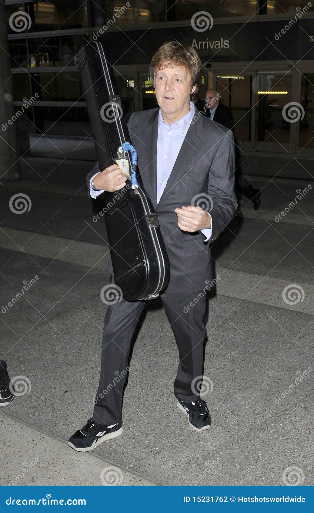 Former Beatle Paul Macartney at LAX Editorial Photography - Image of ...