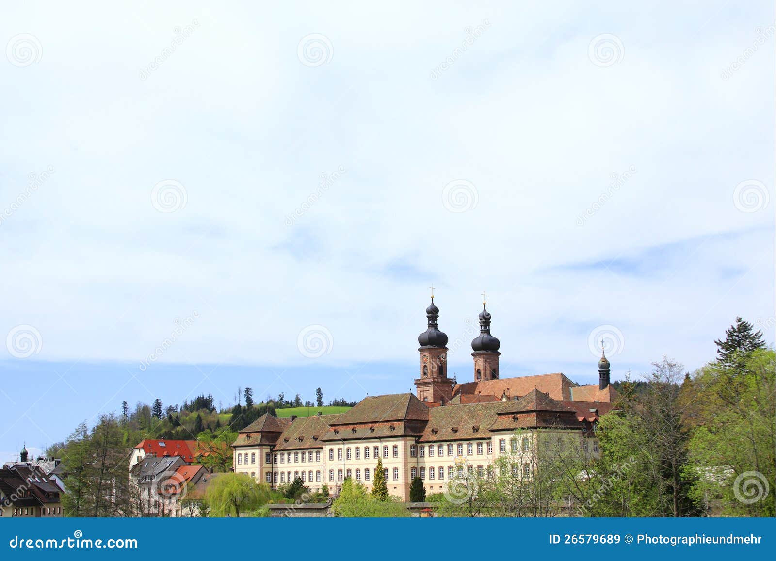 Former Benedictine Monastery, Germany Stock Image - Image of landscape ...