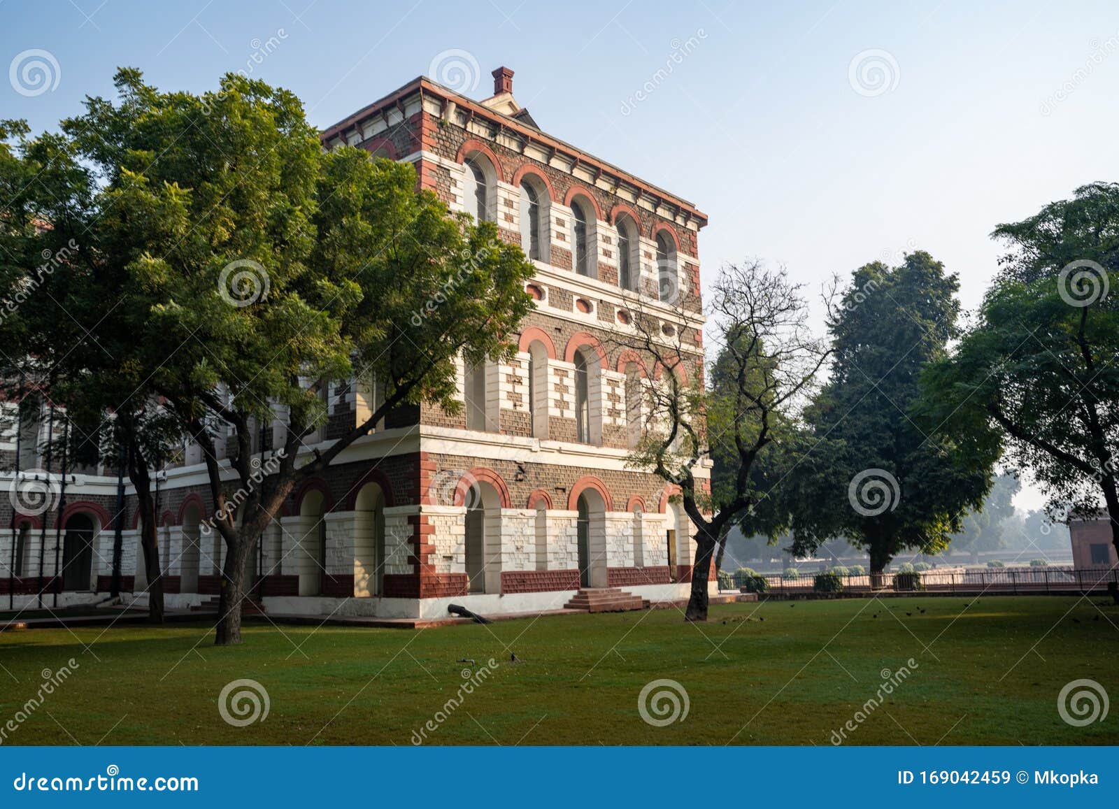 Former British Barracks Inside of the Ancient Red Fort in Delhi India ...