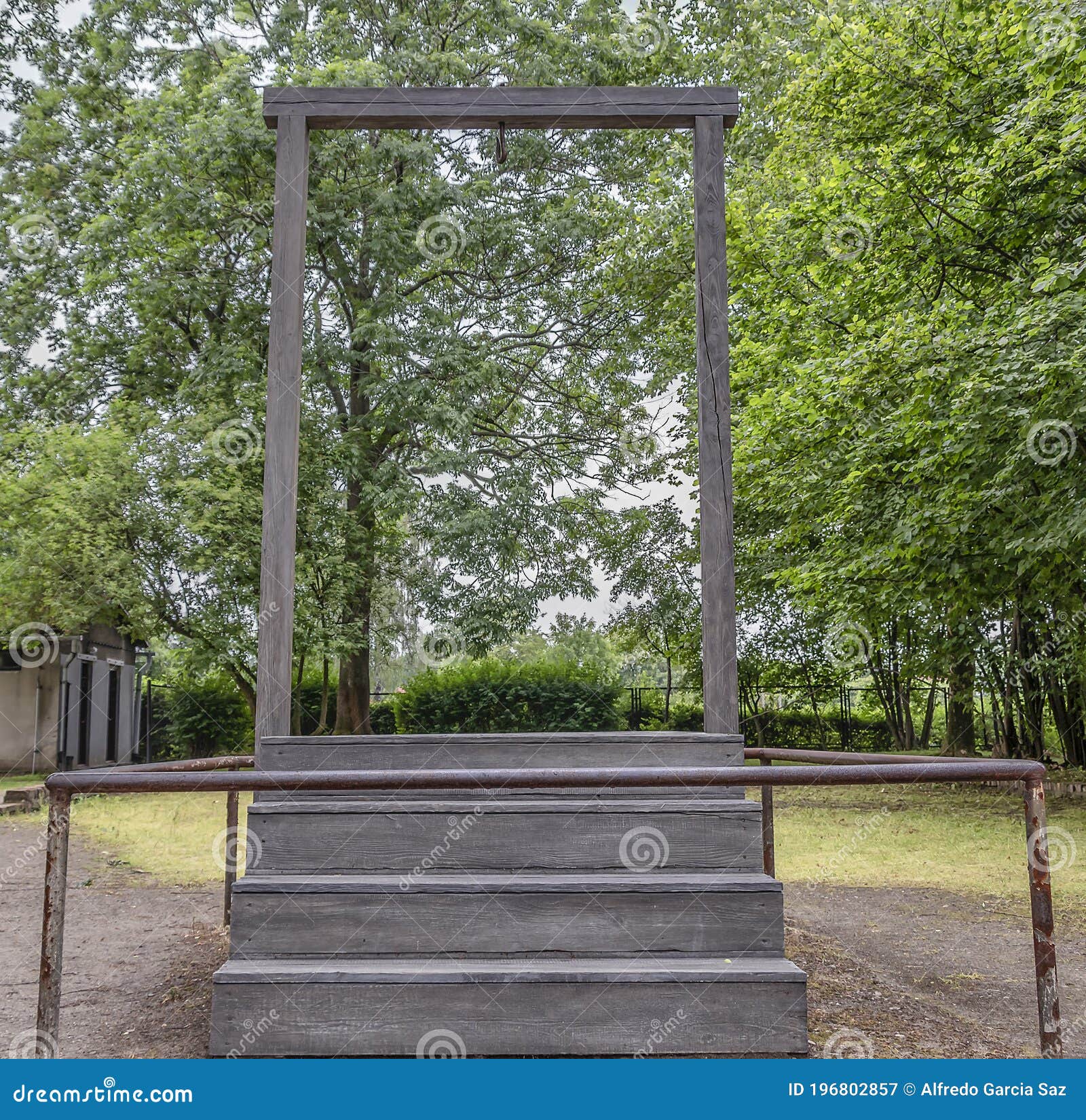 Former Gallows and Execution Platform Editorial Photography - Image of ...
