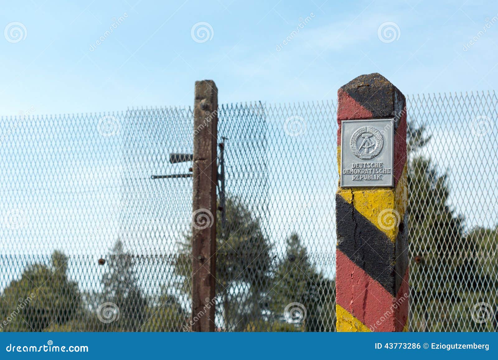 At the Former Inner German Border Stock Photo - Image of forbidden ...