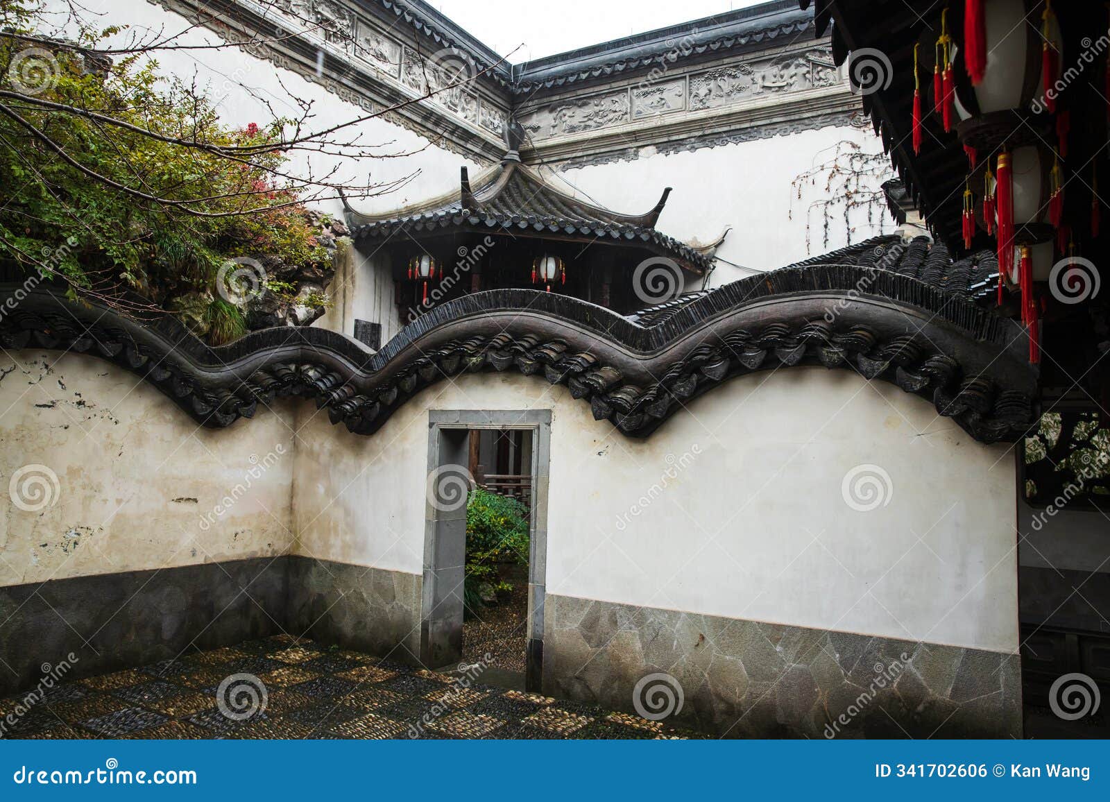 Former Mansion of Hu Xueyan Stock Photo - Image of estate, temple ...