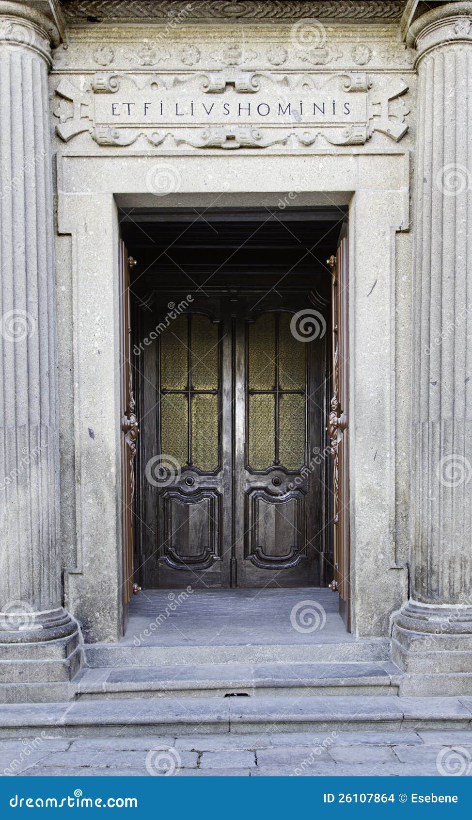 Former monumental gate stock photo. Image of porch, dark - 26107864