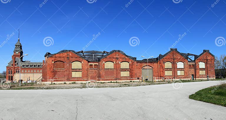 Former Pullman Factory stock image. Image of ruins, pullman - 24346011