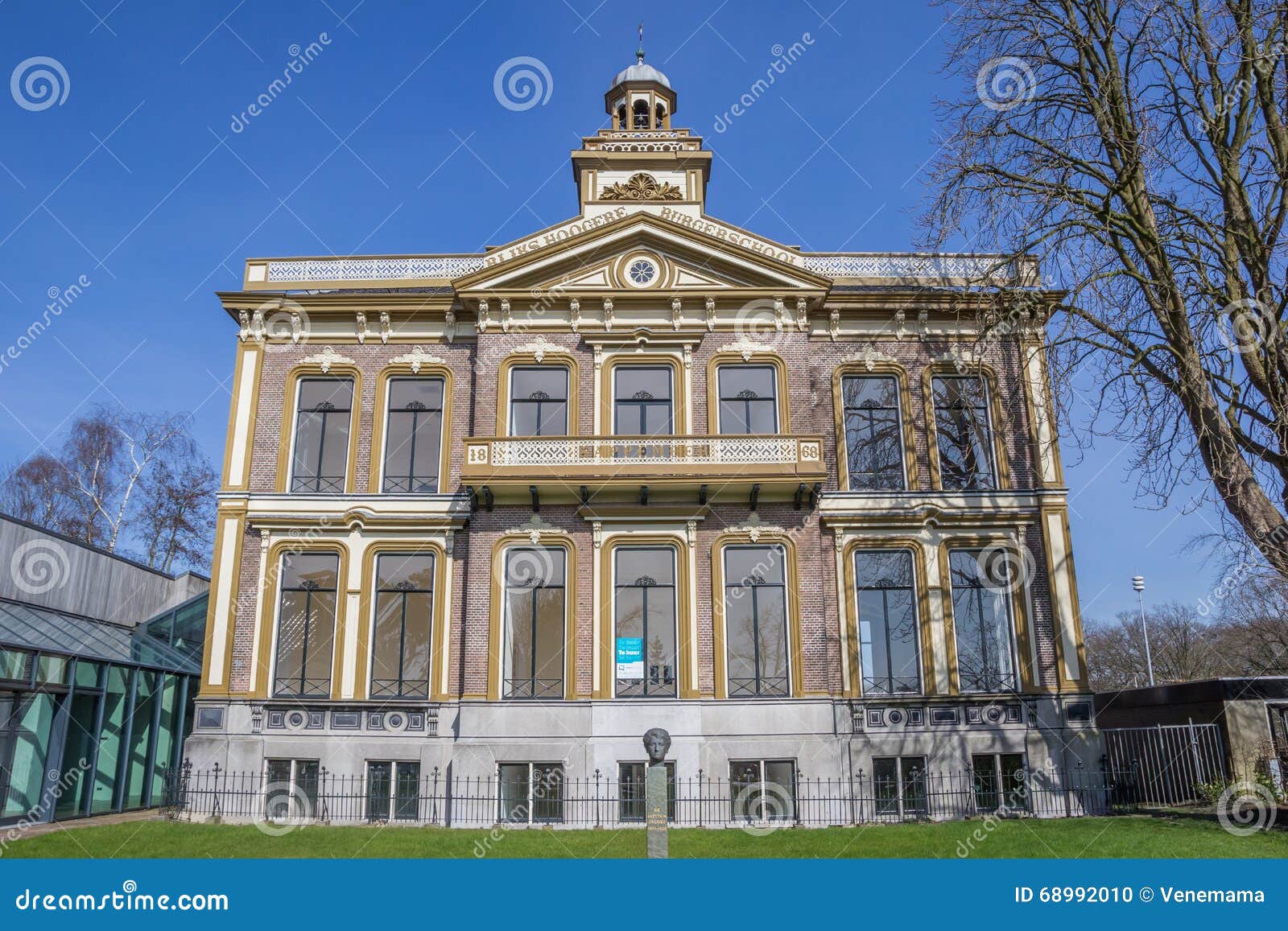 Former School Building in the Center of Sappemeer Editorial Image ...