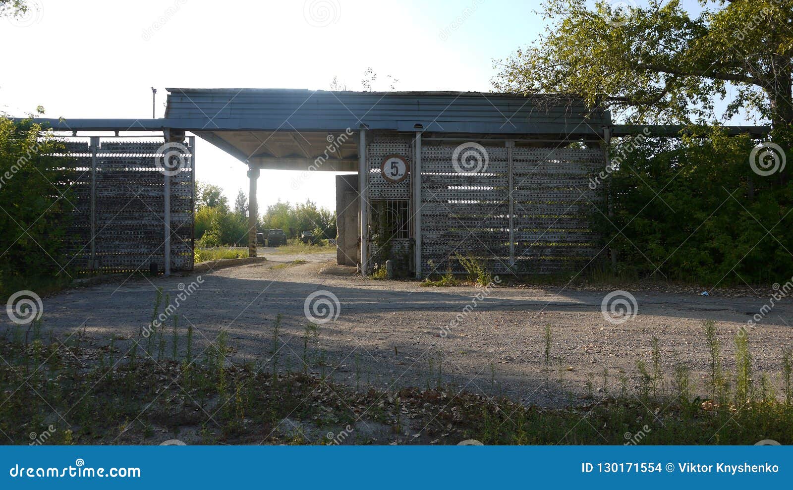 The Former Soviet Automobile Base at the Airport. Stock Photo - Image ...