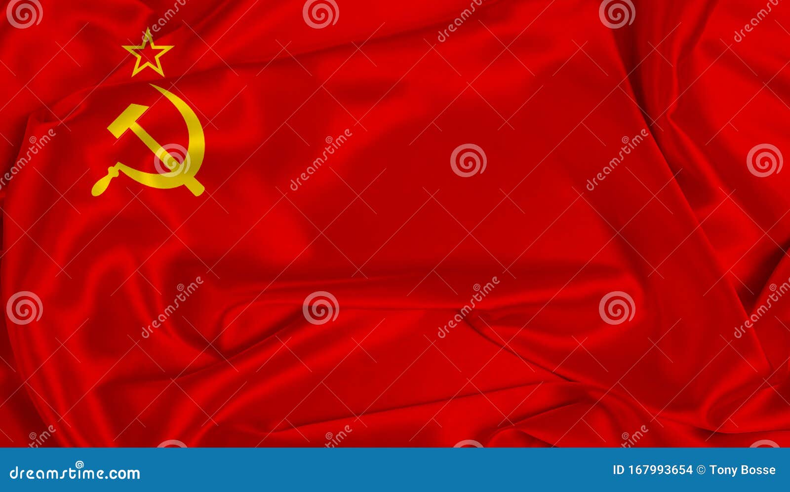 Silk Soviet Union Flag stock photo. Image of nation - 167993654