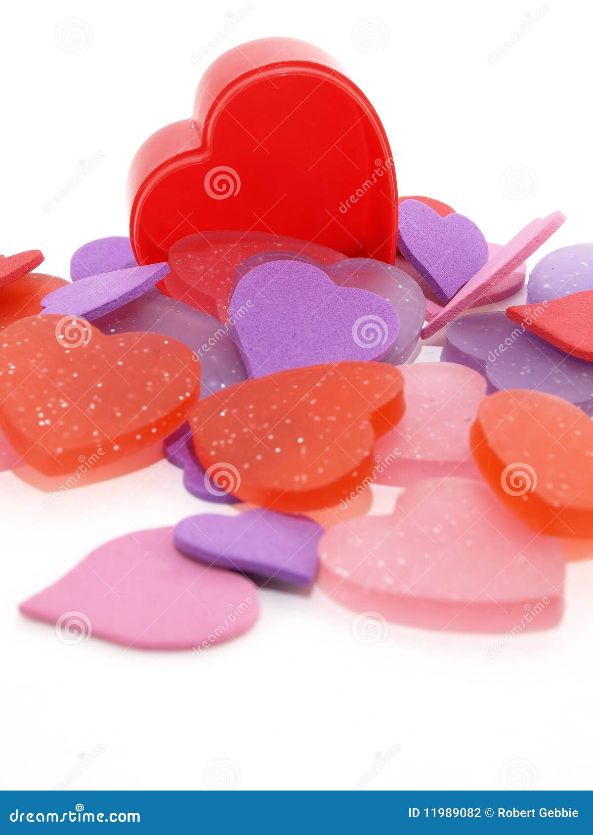 Formes de coeur photo stock. Image du rose, forme, coeurs - 11989082