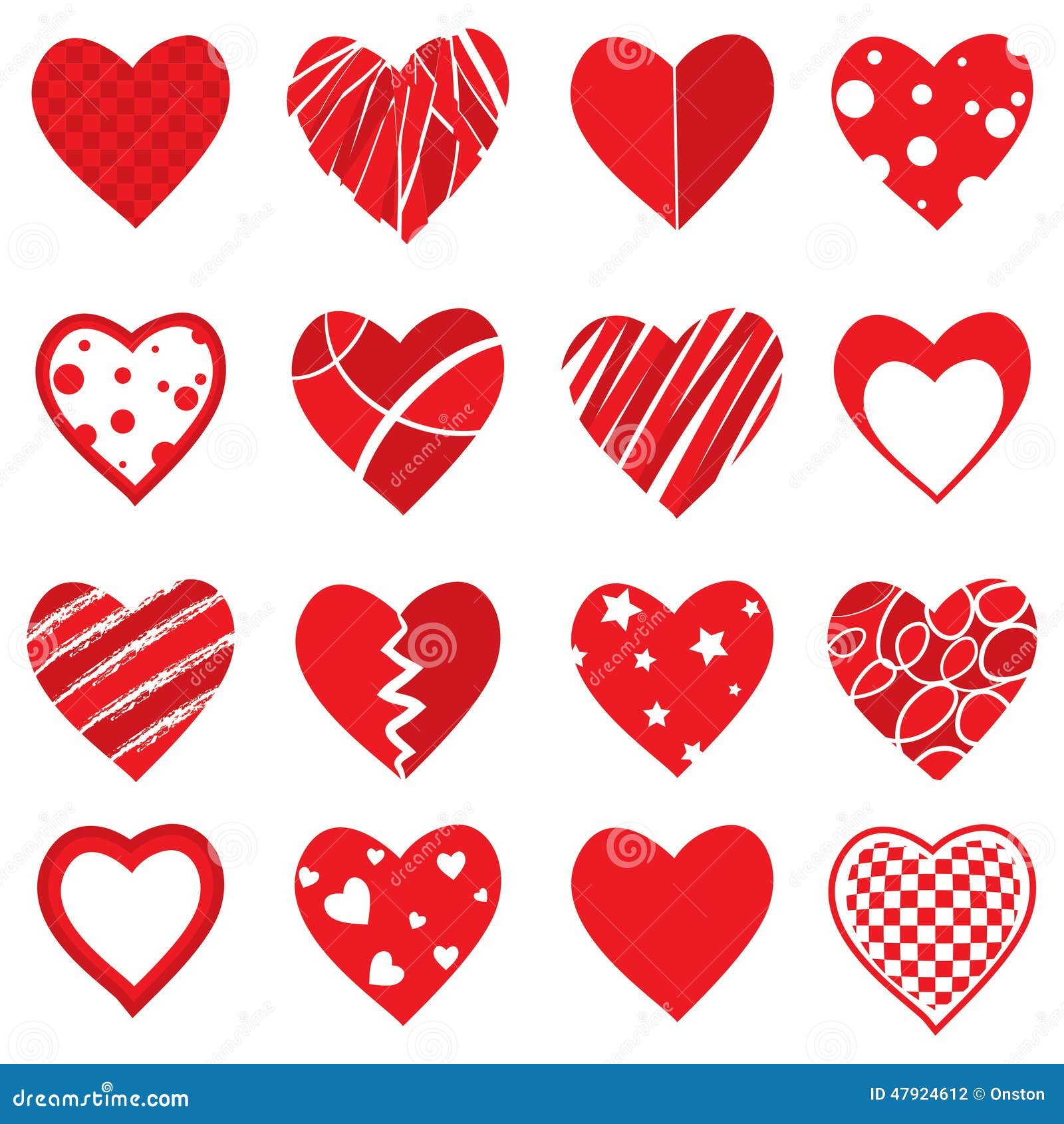 Formes de coeur de vecteur illustration de vecteur. Illustration du ...