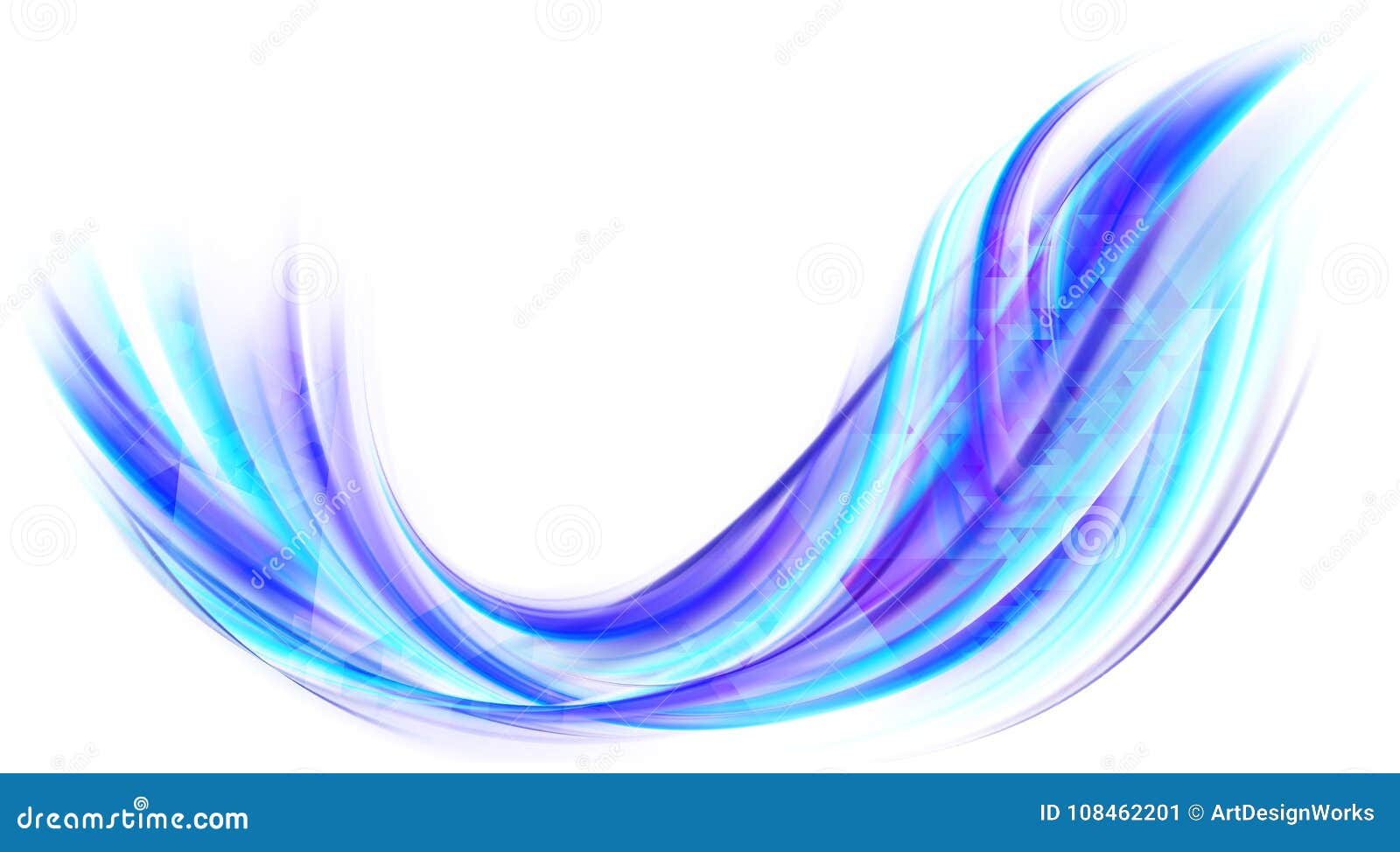 Formes Dynamiques Ondulant Le Fond Abstrait Image stock - Illustration ...