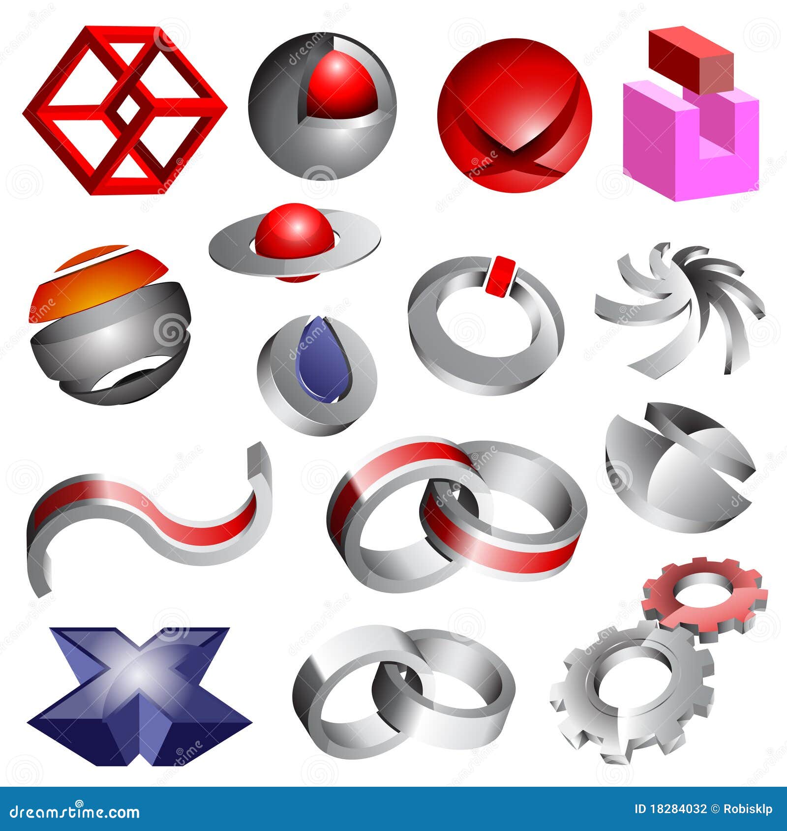 Formes et logos abstraits illustration de vecteur. Illustration du ...