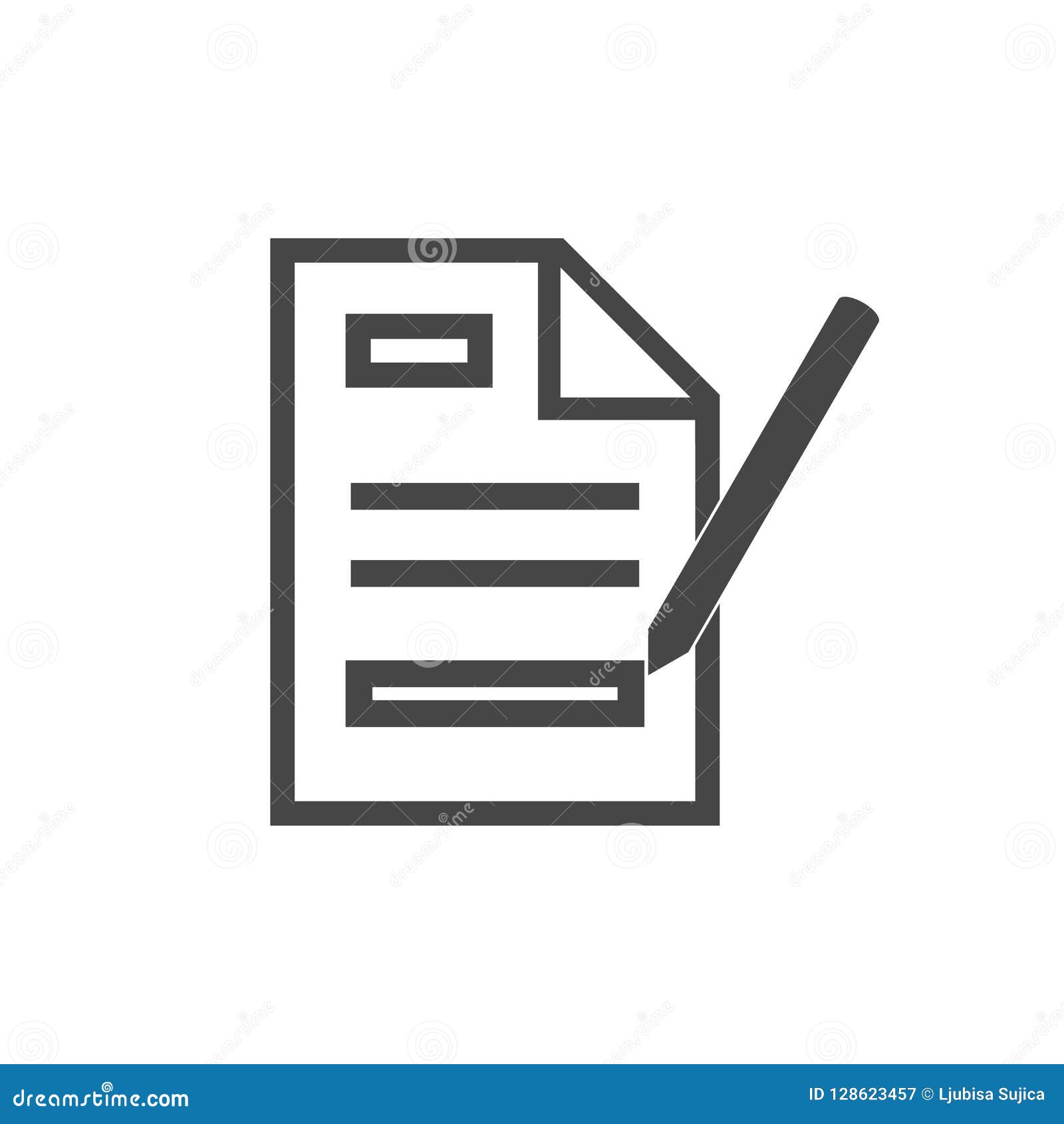 Formez L'icône, Logo De Forme, Icône De Document, Icône Simple De ...