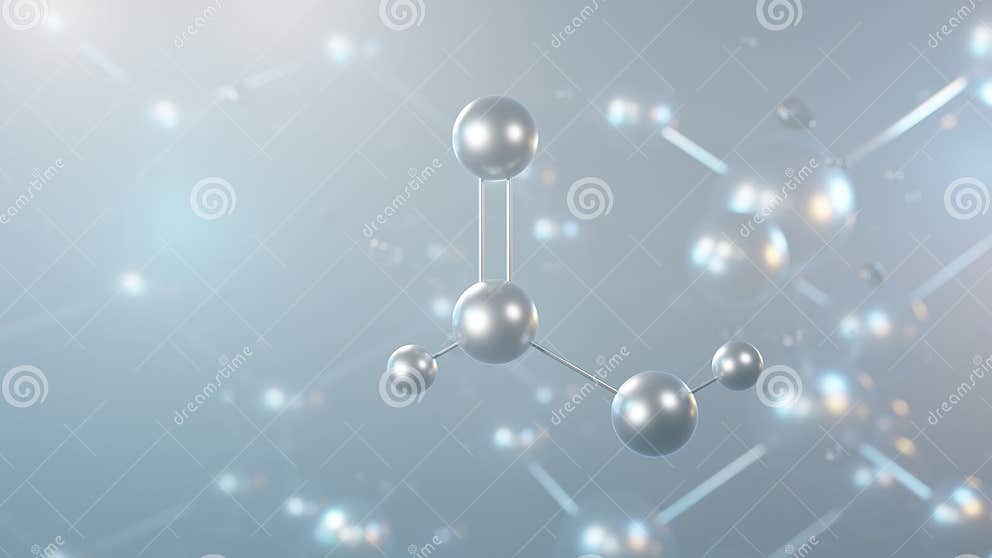 Formic Acid Molecular Structure, 3d Model Molecule, Carboxylic Acid ...