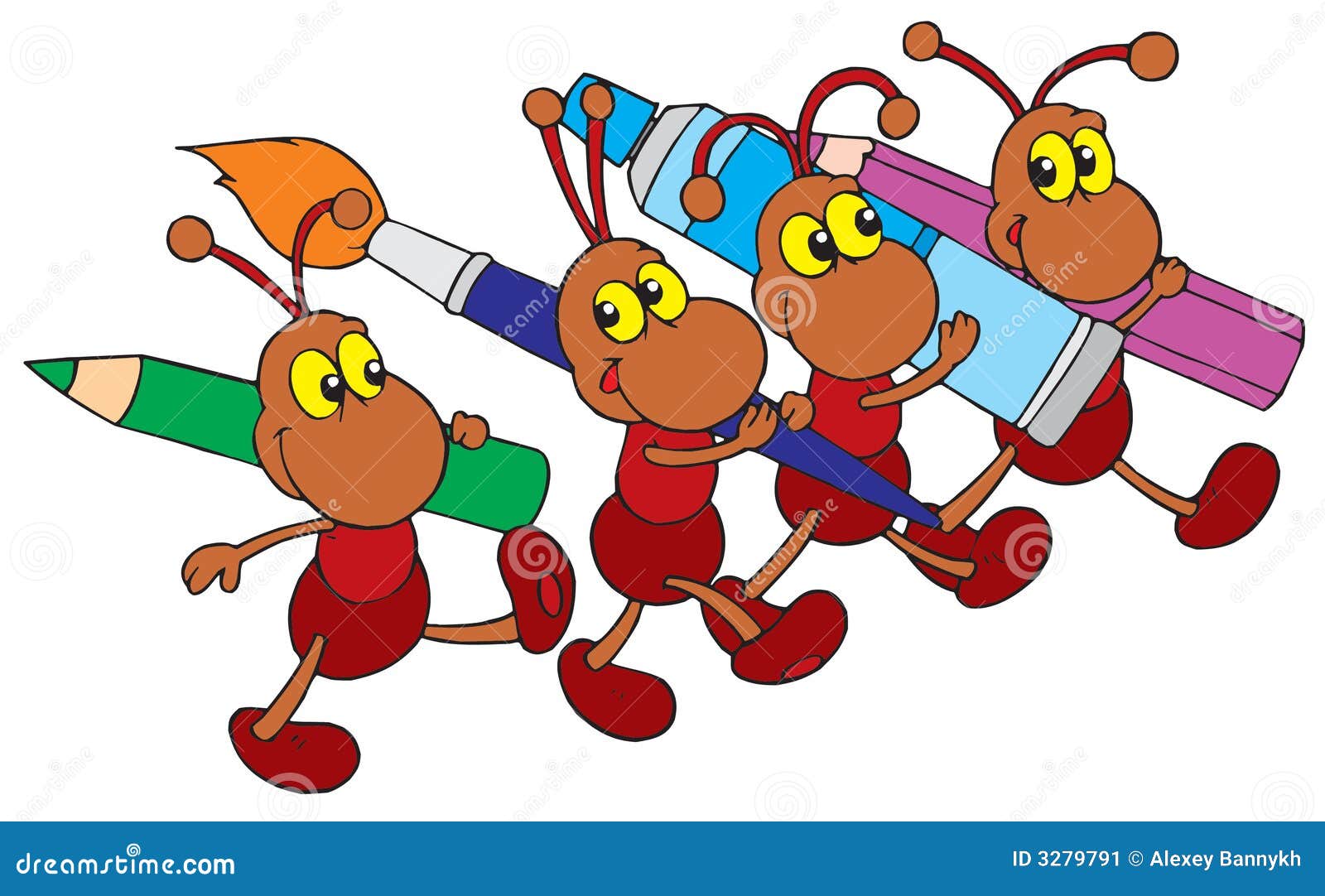 Formiche (clip-arte Di Vettore) Illustrazione Vettoriale ...