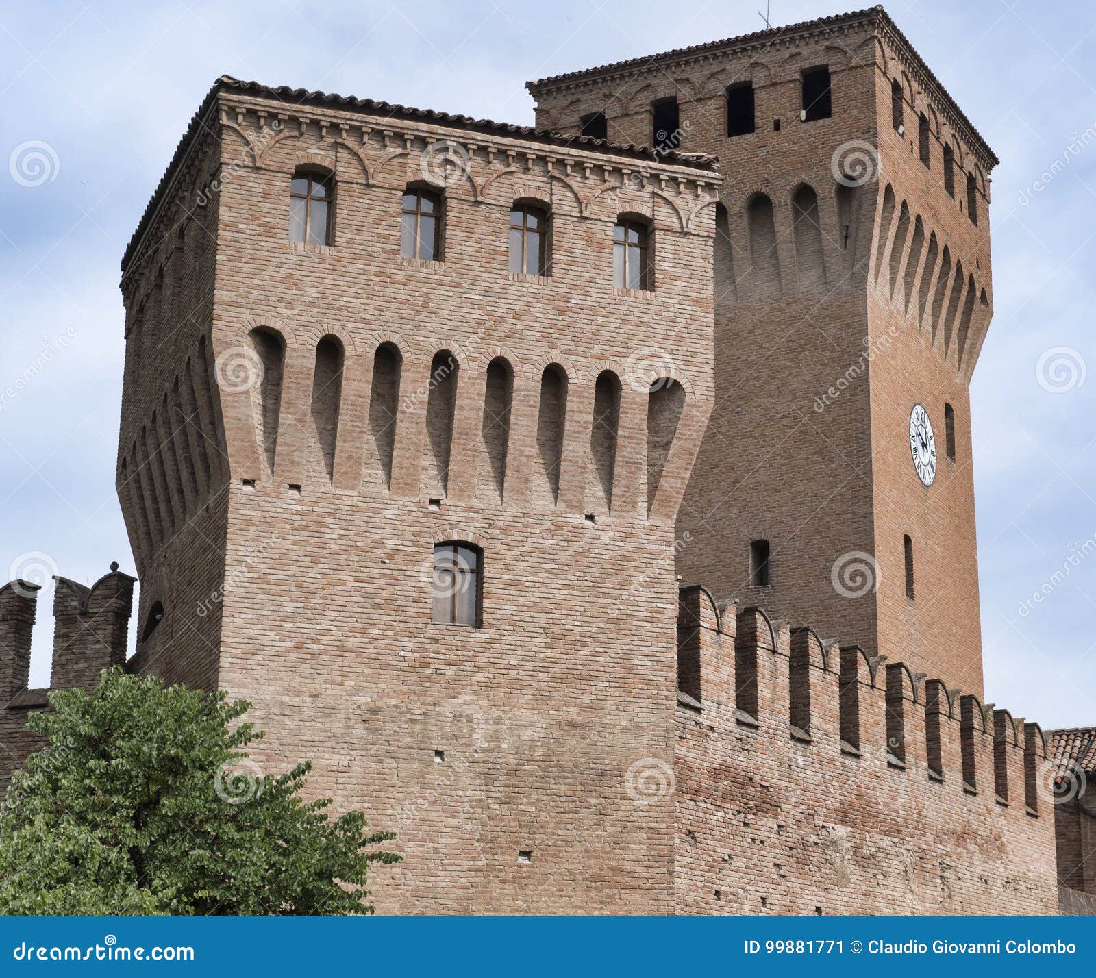 Formigine Modena, Italy: Castle Stock Image - Image of castle, outdoor ...
