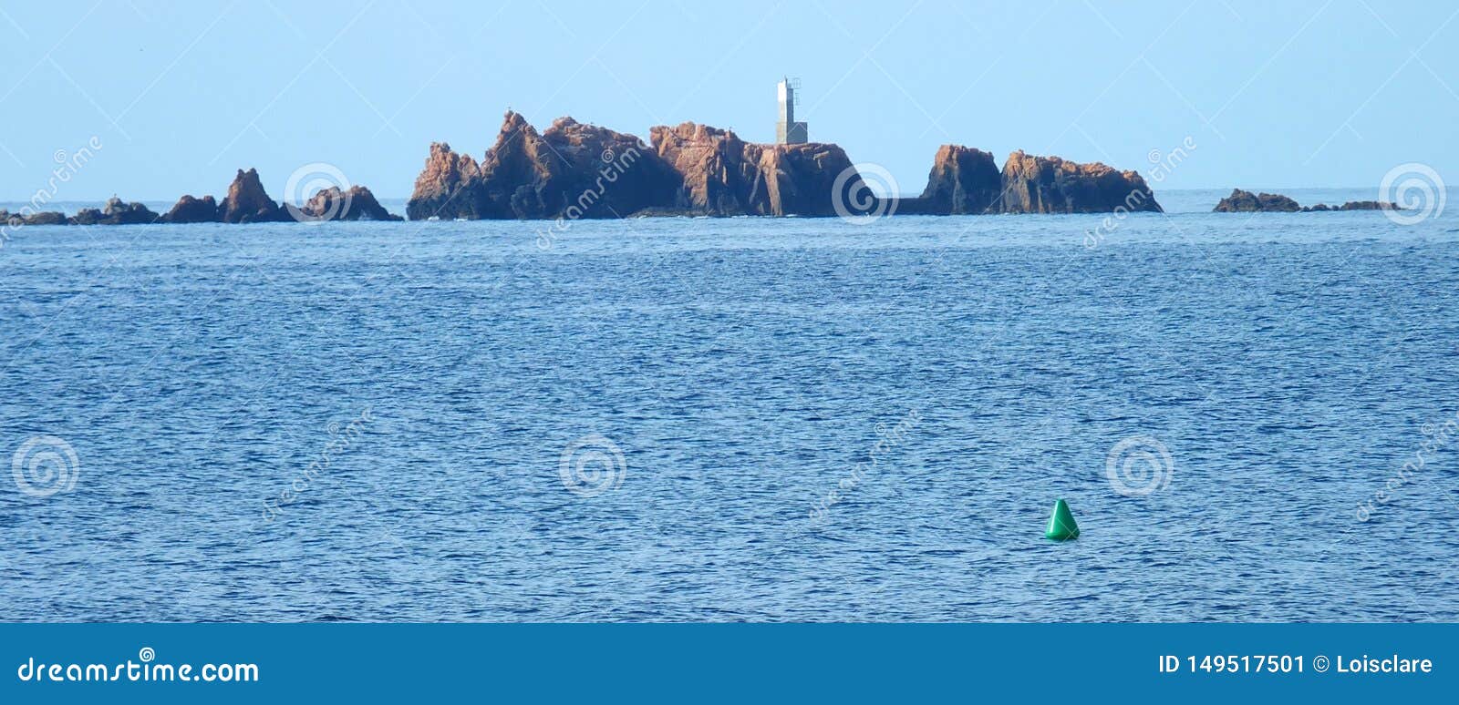 Formigues Islands stock image. Image of lighthouse, tourism - 149517501