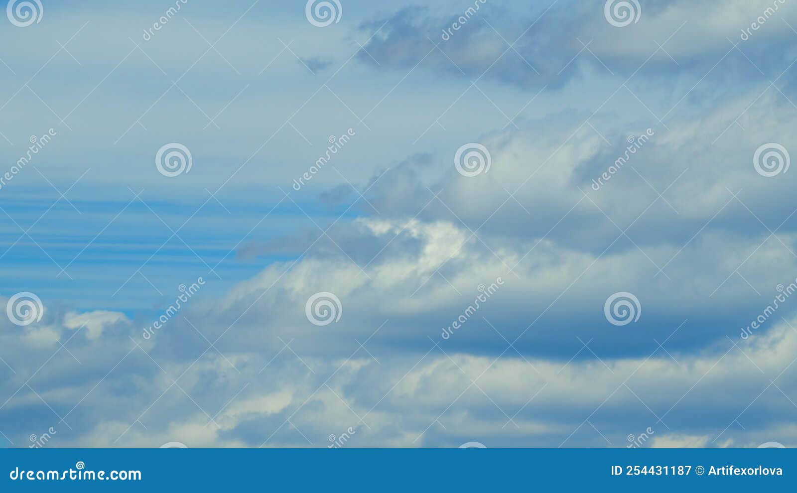 Forming Clouds in Spring Day Outdoors. Clouds Nature Background. Time ...