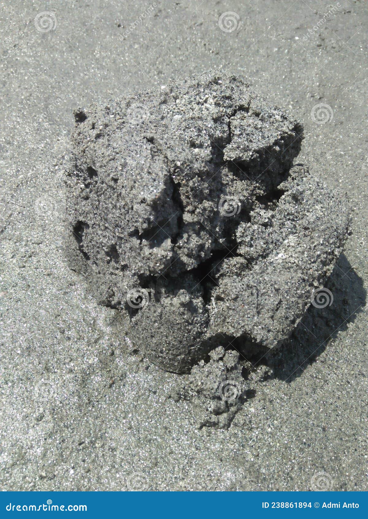 Forming Something on the Beach Sand Stock Photo - Image of beach, sand ...