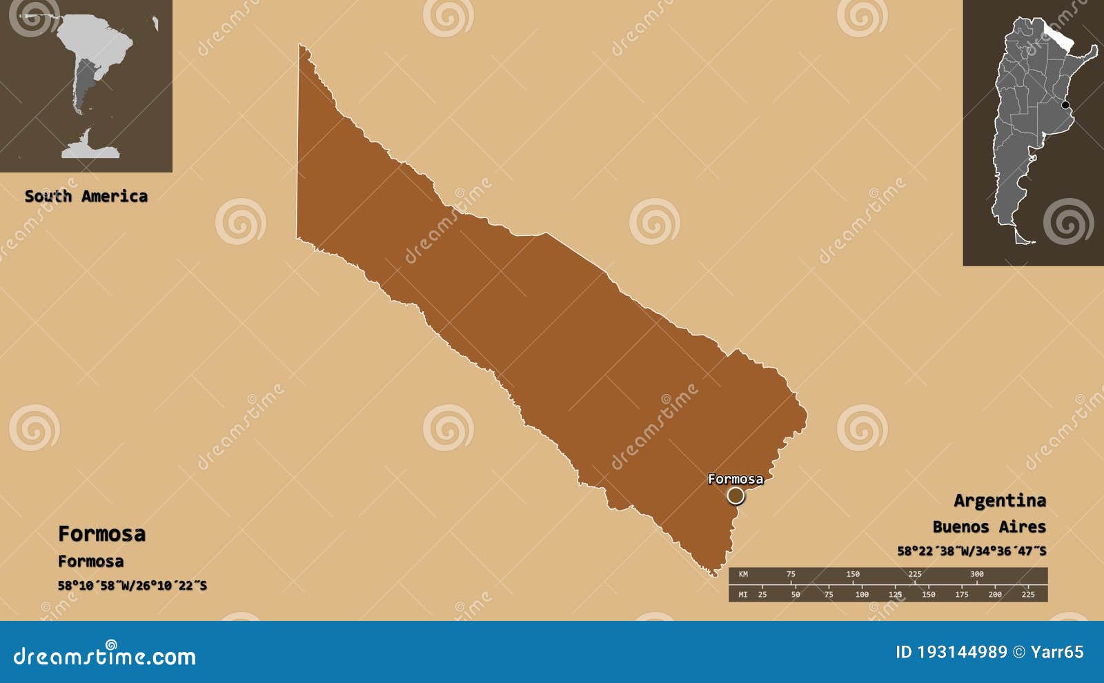 Formosa, Province of Argentina,. Previews. Pattern Stock Illustration ...