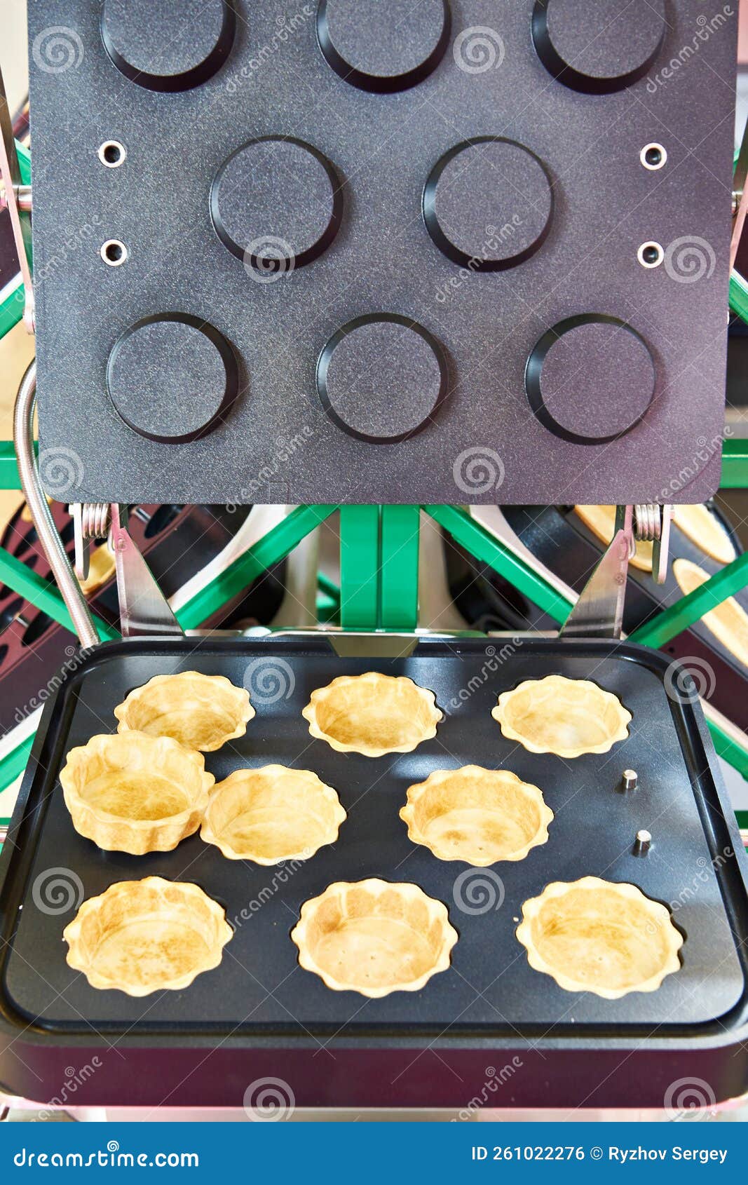 Forms for Baking for Food Production Stock Photo - Image of baskets ...