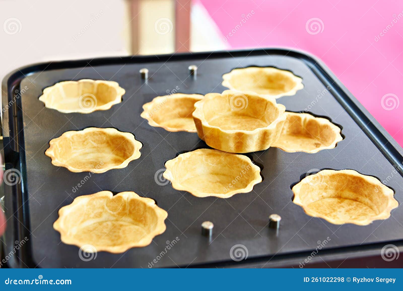 Forms for Baking for Food Production Stock Photo - Image of cook ...