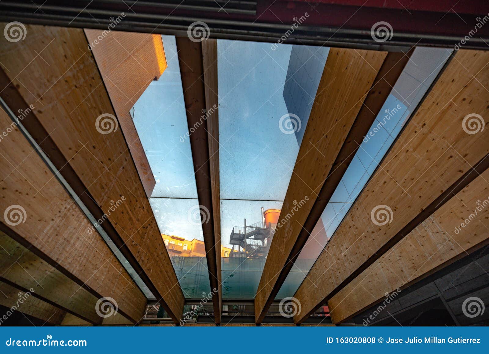 Forms of Buildings for Backgrounds Stock Photo - Image of forms, blue ...