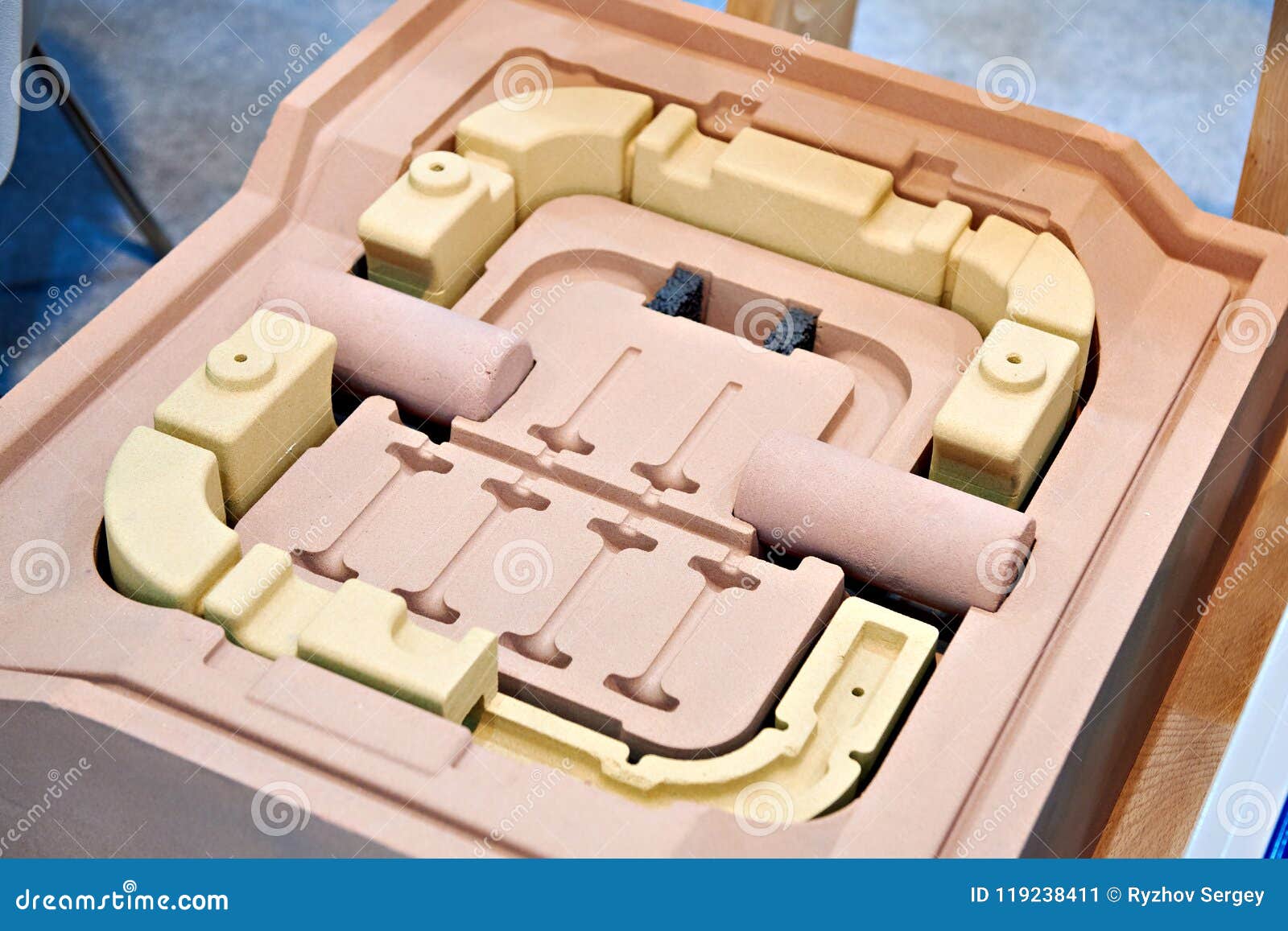 Molds for Casting Engine Parts Stock Image - Image of tool, manufacture ...