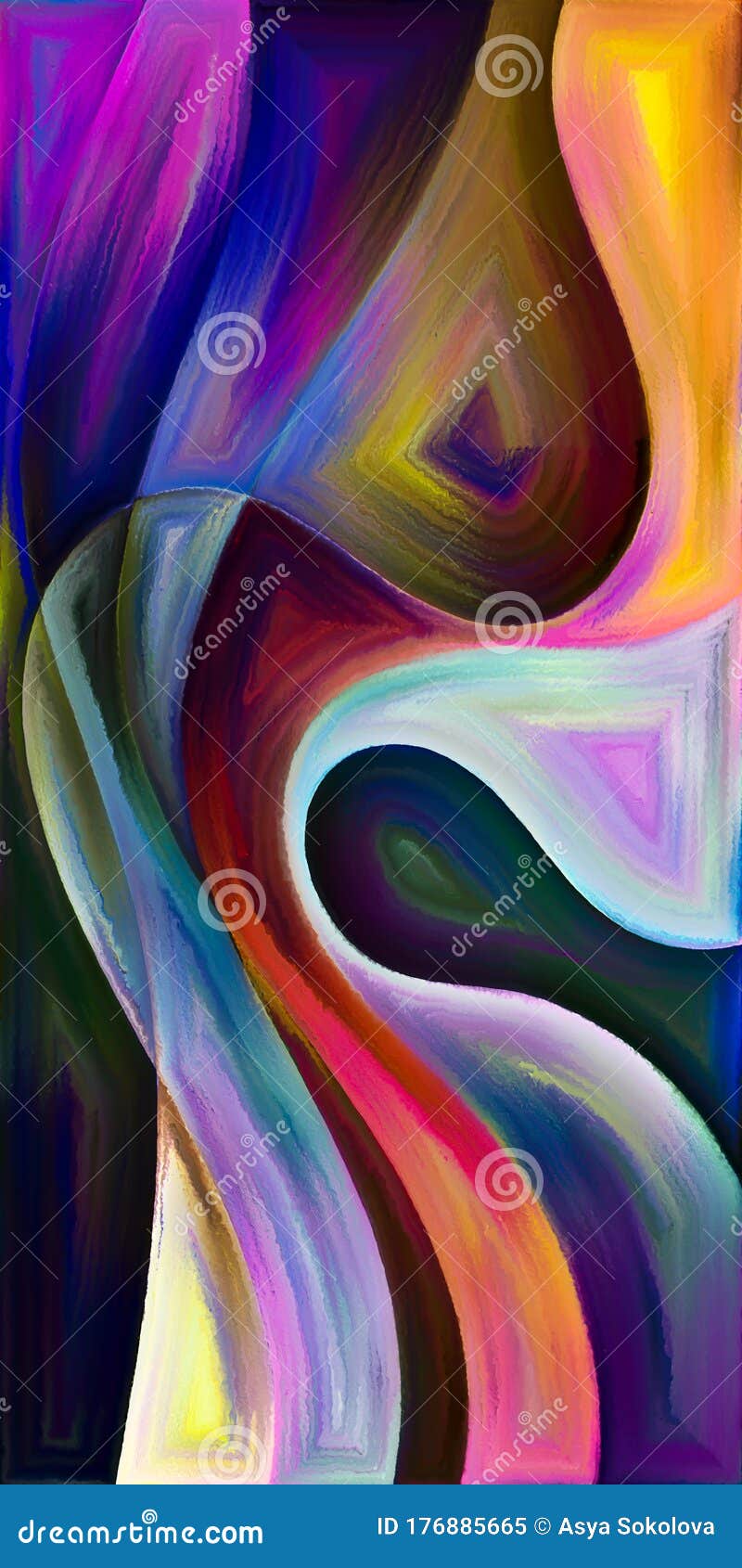 Forms Flow stock illustration. Illustration of elegant - 176885665