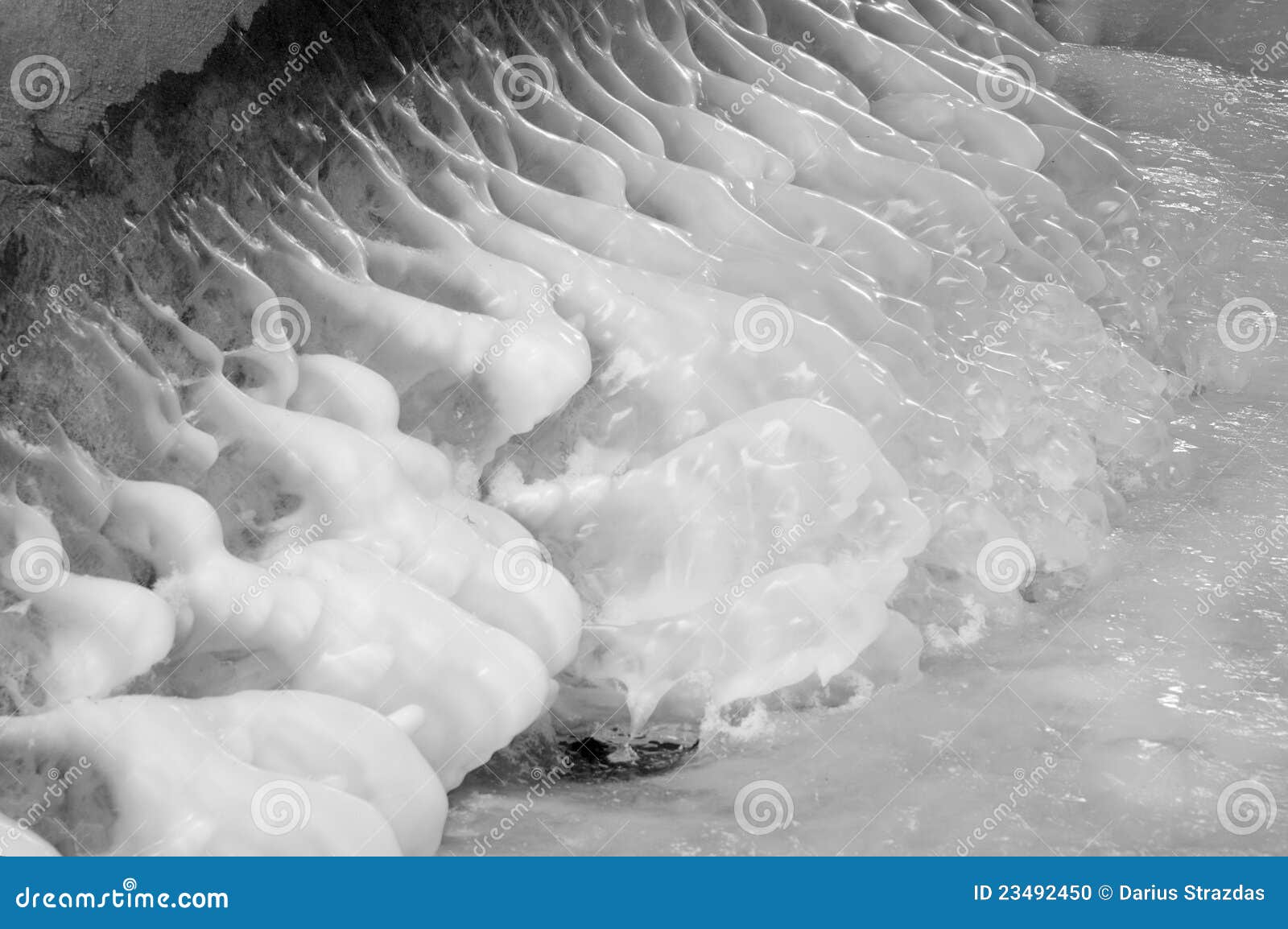 Forms of Ice Smooth Frozen Water Stock Photo - Image of surface, clean ...