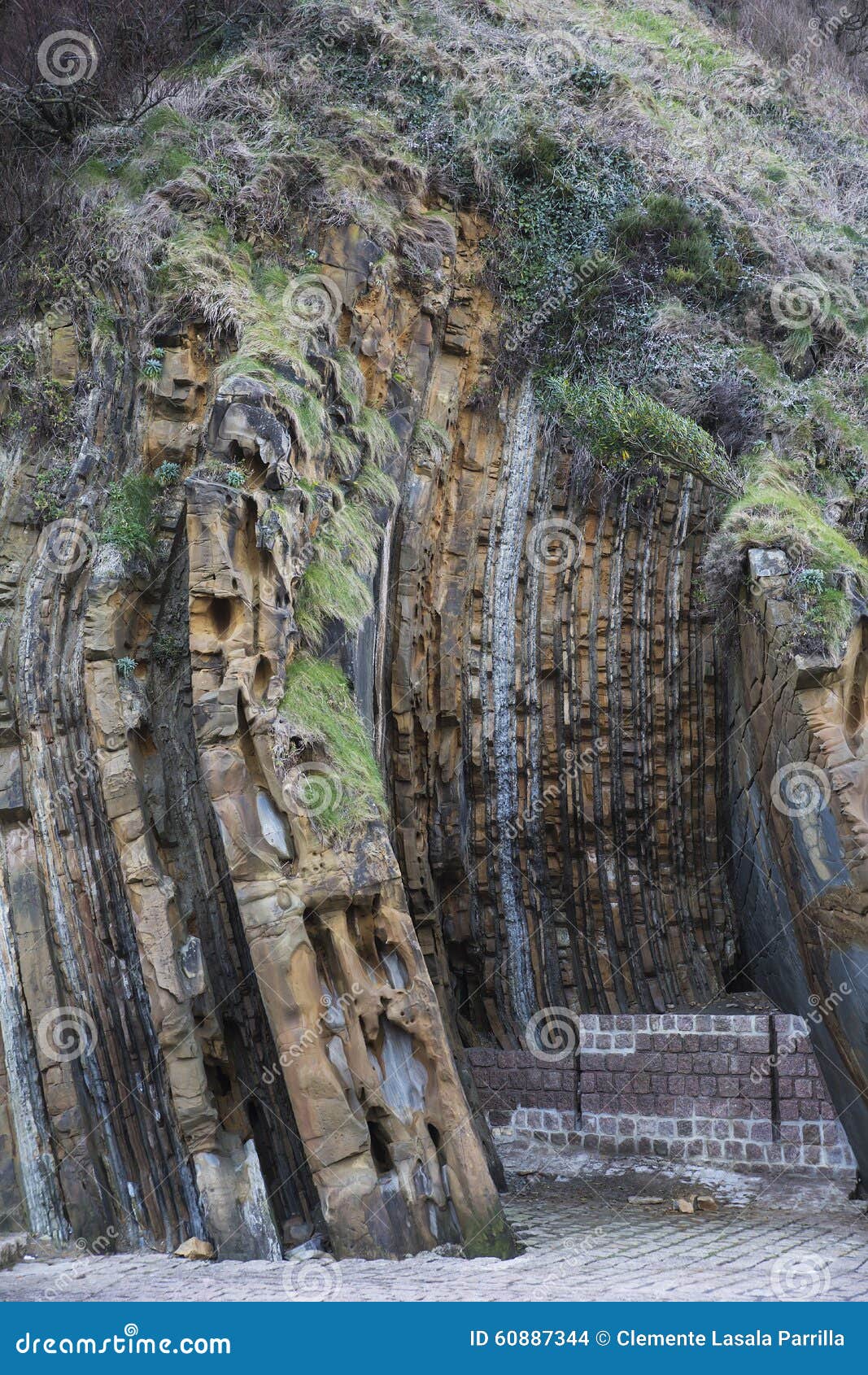 Forms And Textures Created In The Rock By The Erosion Royalty-Free ...