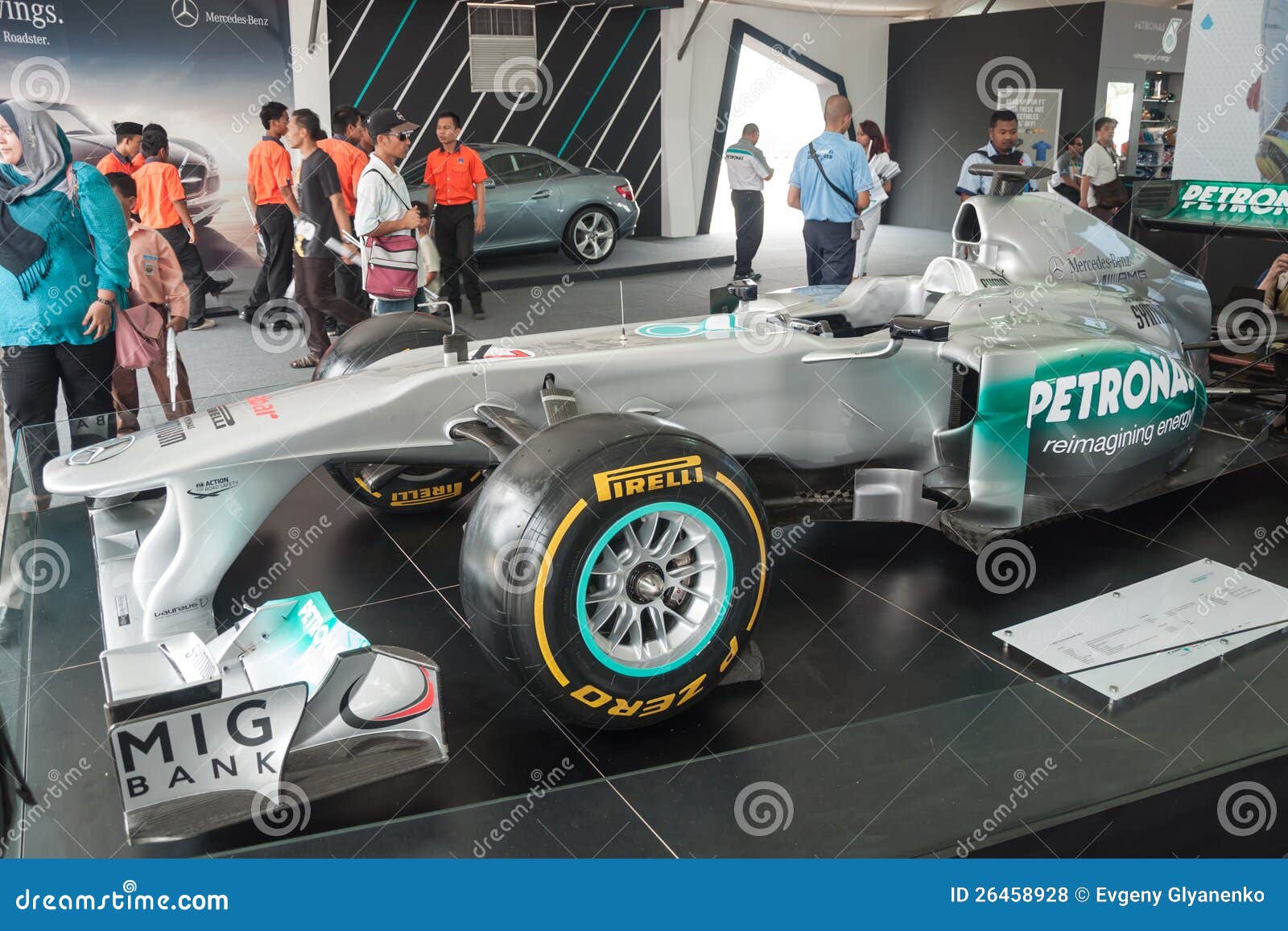 Formula 1 Car On Display At The Ayrton Senna Museum In Imola Editorial ...