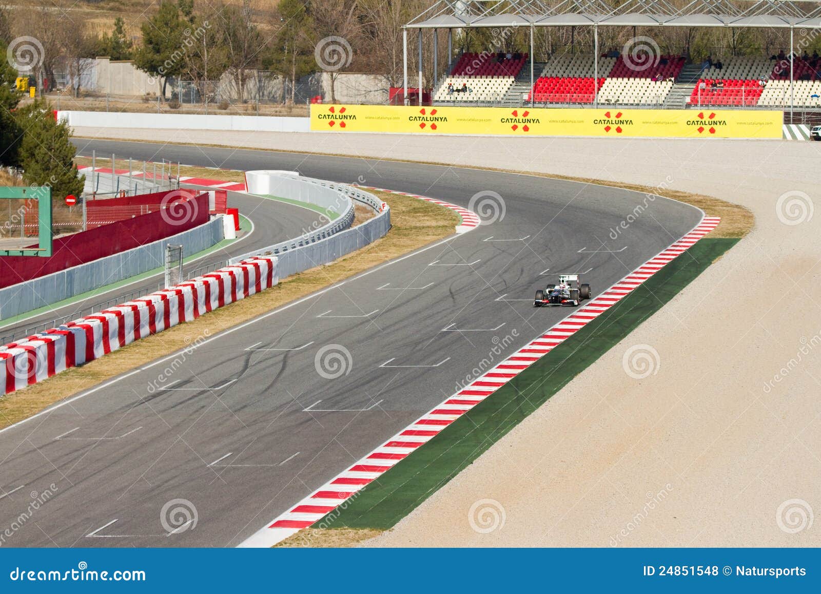 Formula 1 circuit editorial stock photo. Image of european - 24851548
