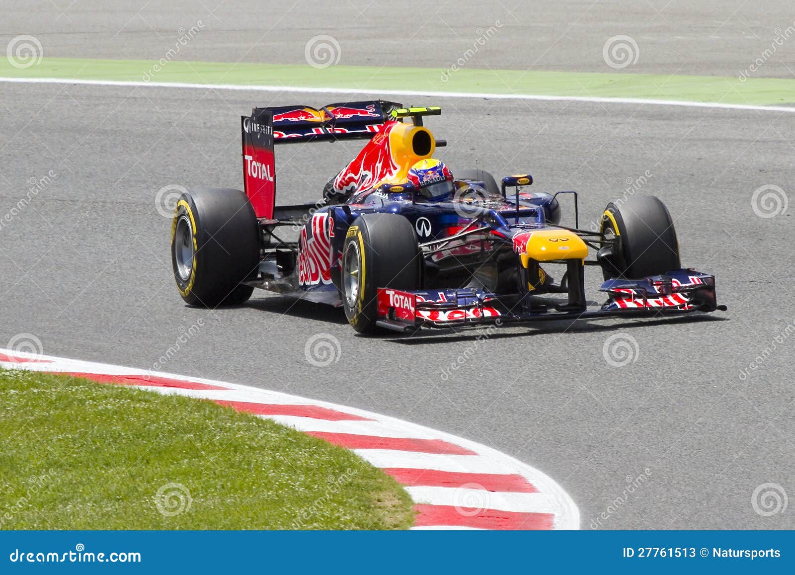 Formula 1 - Mark Webber editorial stock photo. Image of circuit - 27761513