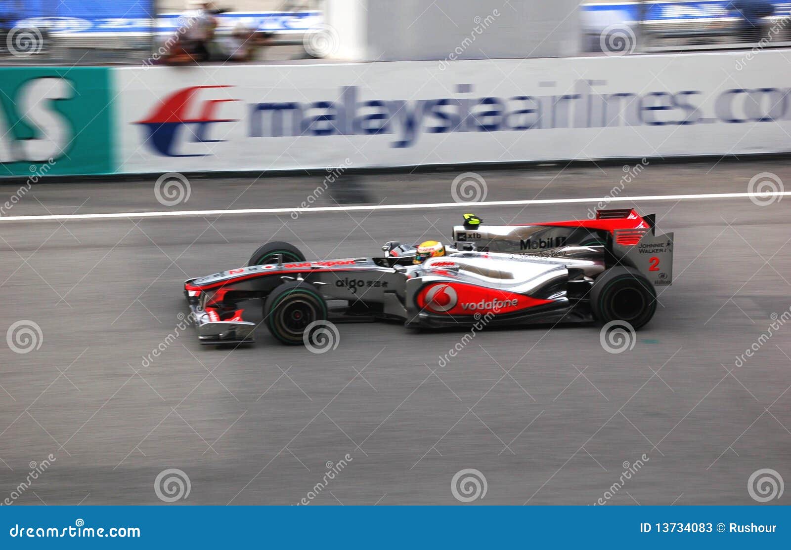 Formula 1 Sepang 2010 - Lewis Hamilton Editorial Stock Photo - Image of ...