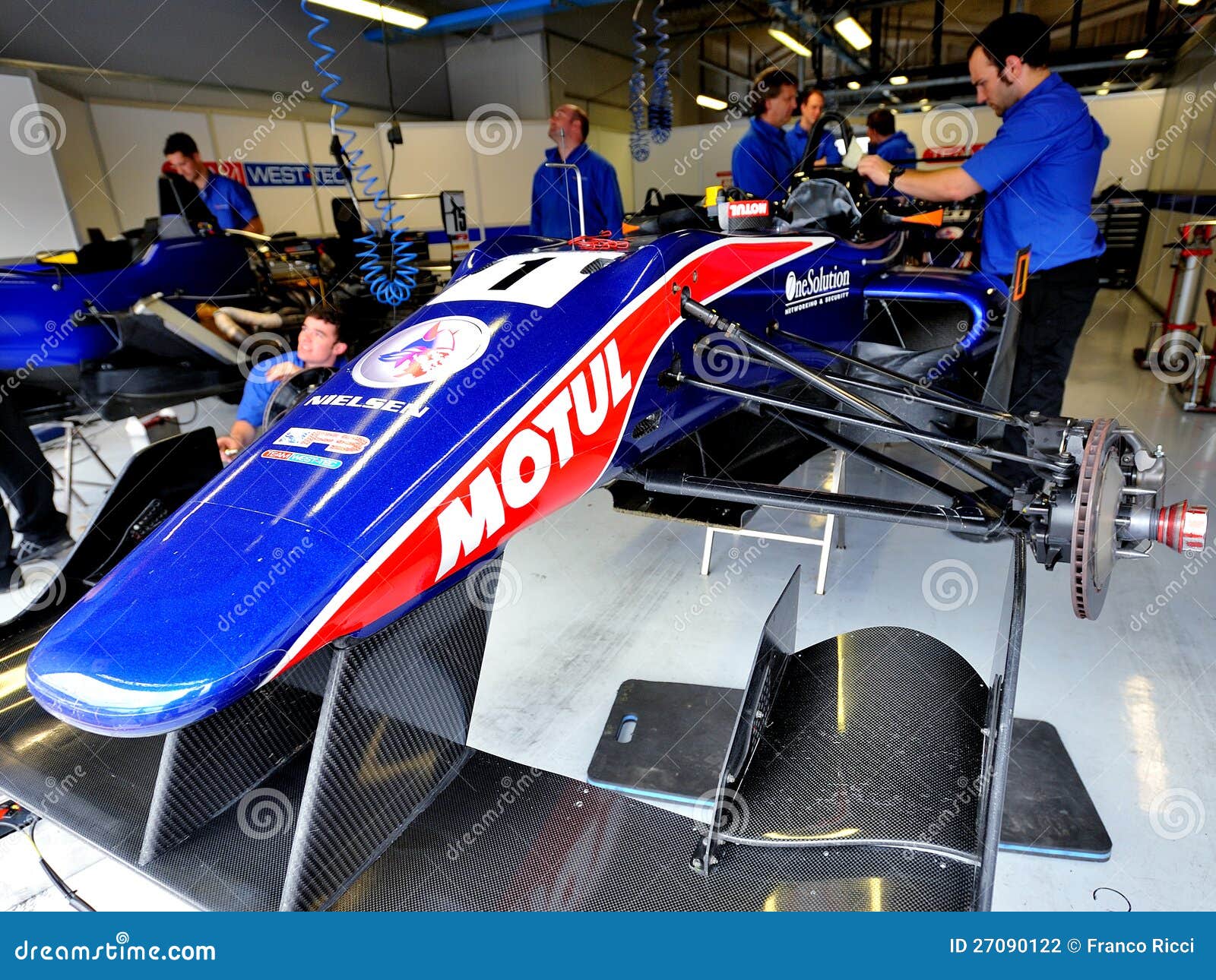 Formula 2 Box in Monza Race Track Editorial Photography - Image of ...