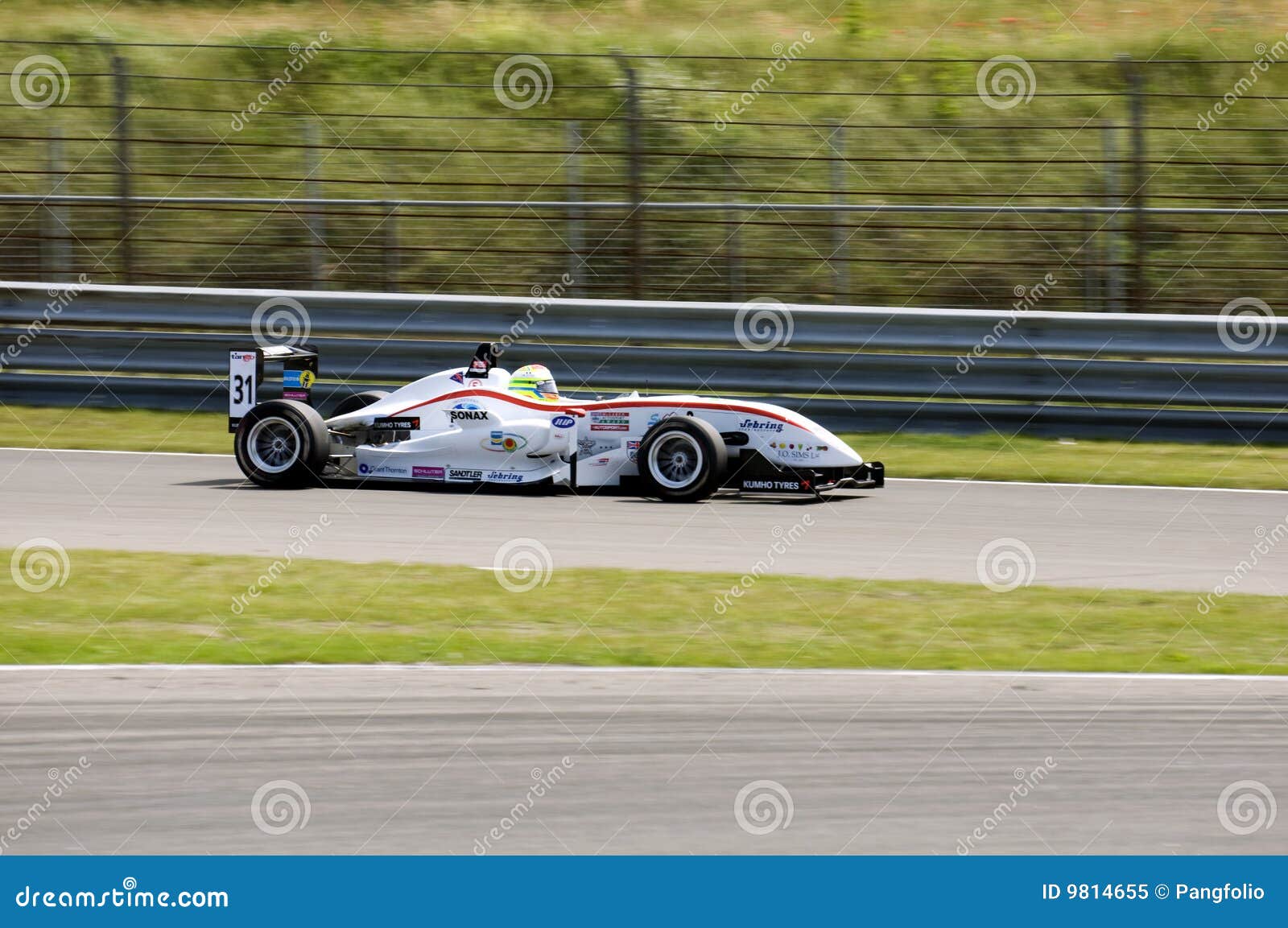 Formula 3 race car editorial image. Image of formula, motor - 9814655