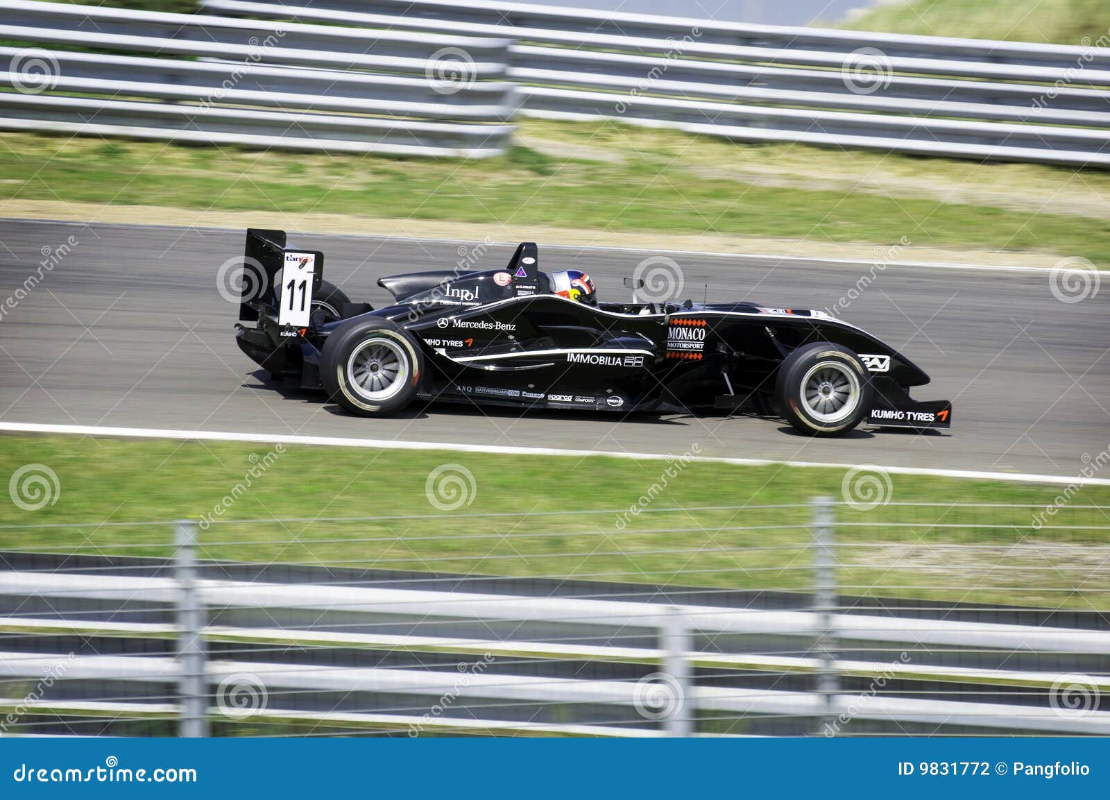 Formula 3 team Monaco editorial photography. Image of master - 9831772