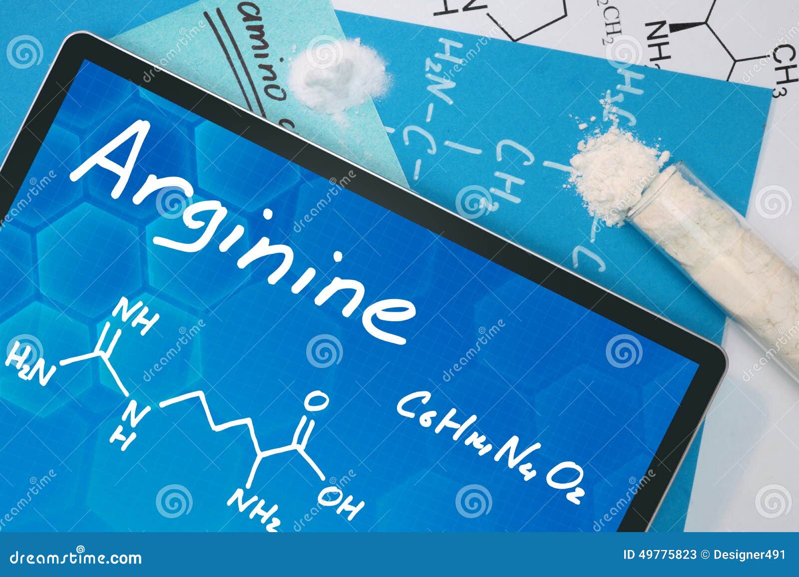 Formula Chimica Di Arginina Immagine Stock - Immagine di molecola ...