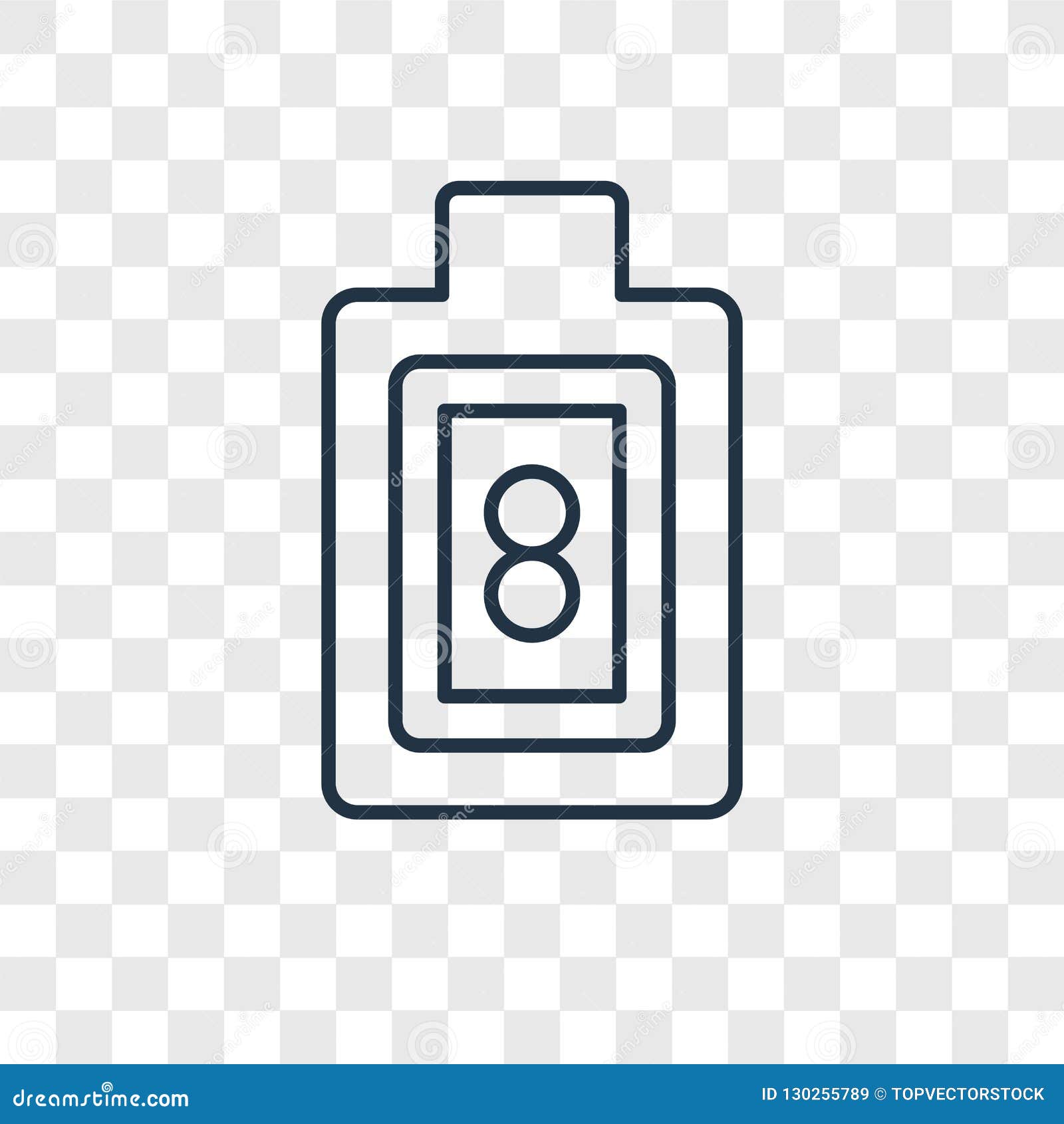 Formula Concept Vector Linear Icon Isolated on Transparent Background ...