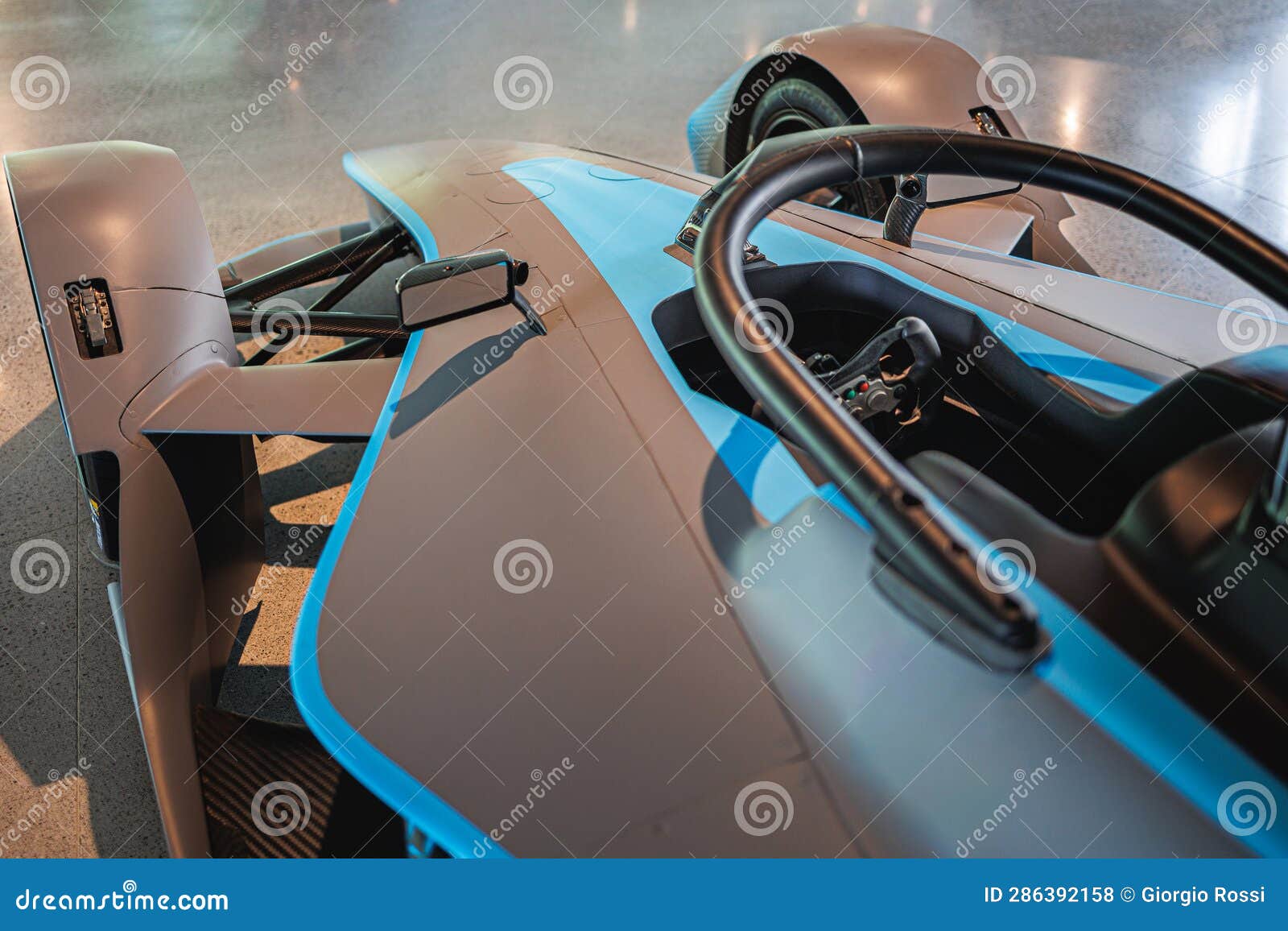 Formula E - Electric - Generation 2 Italian Black Competition Car Stock ...
