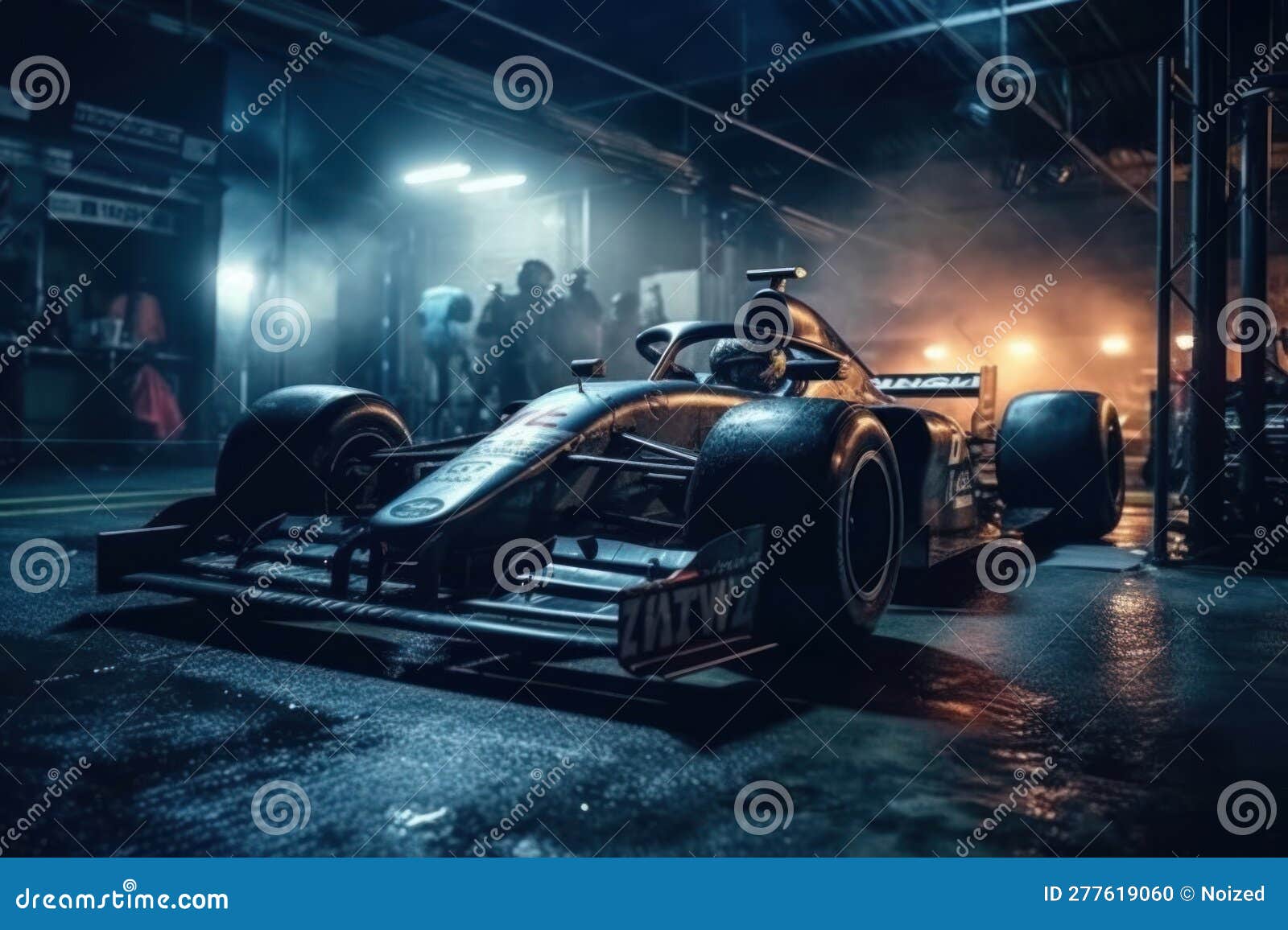 Formula 1, F1 stock illustration. Illustration of inside - 277619060